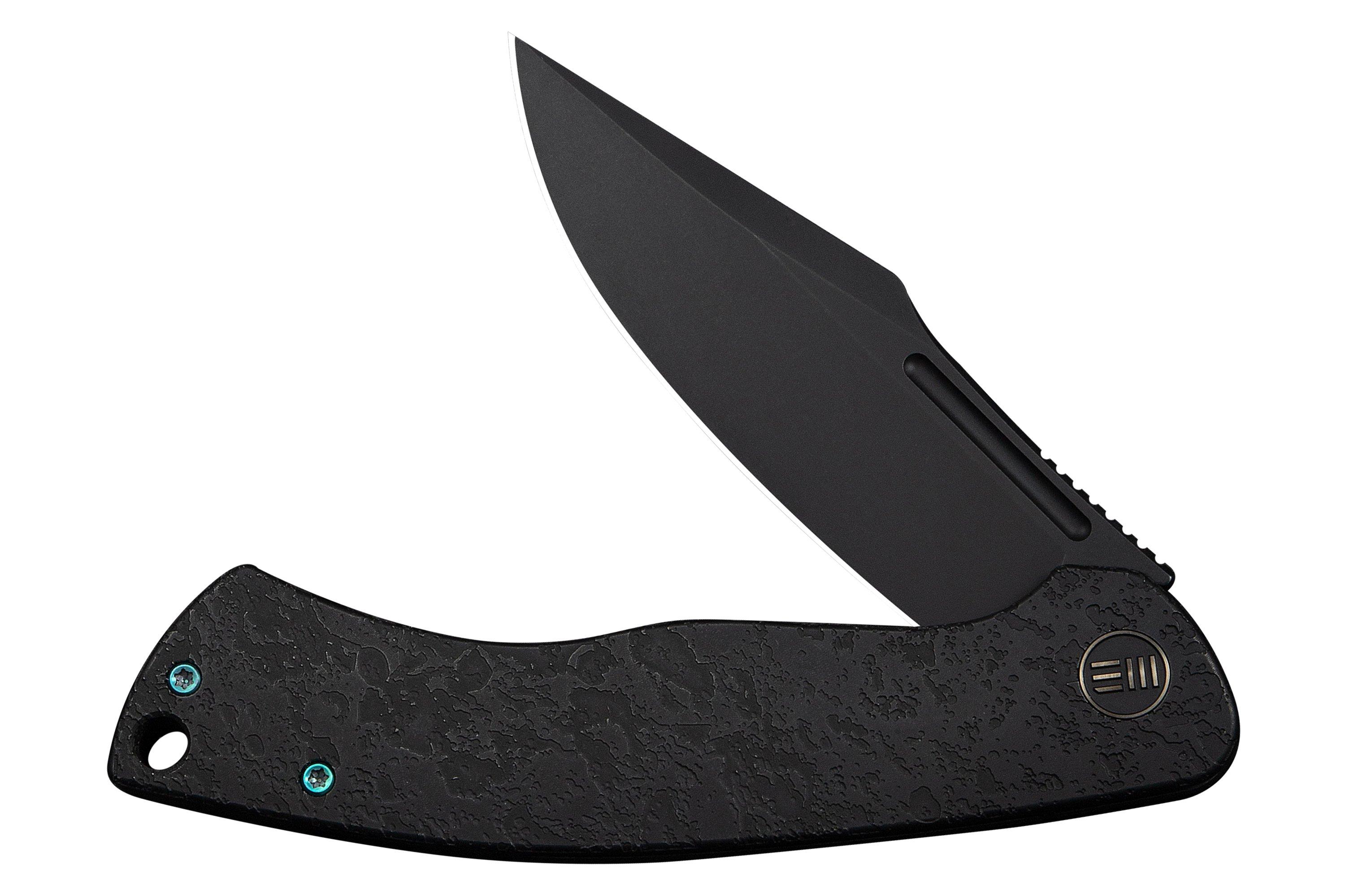 WE Knife Essential Knight WE24003-2 Blackwashed Böhler M390, Etched ...