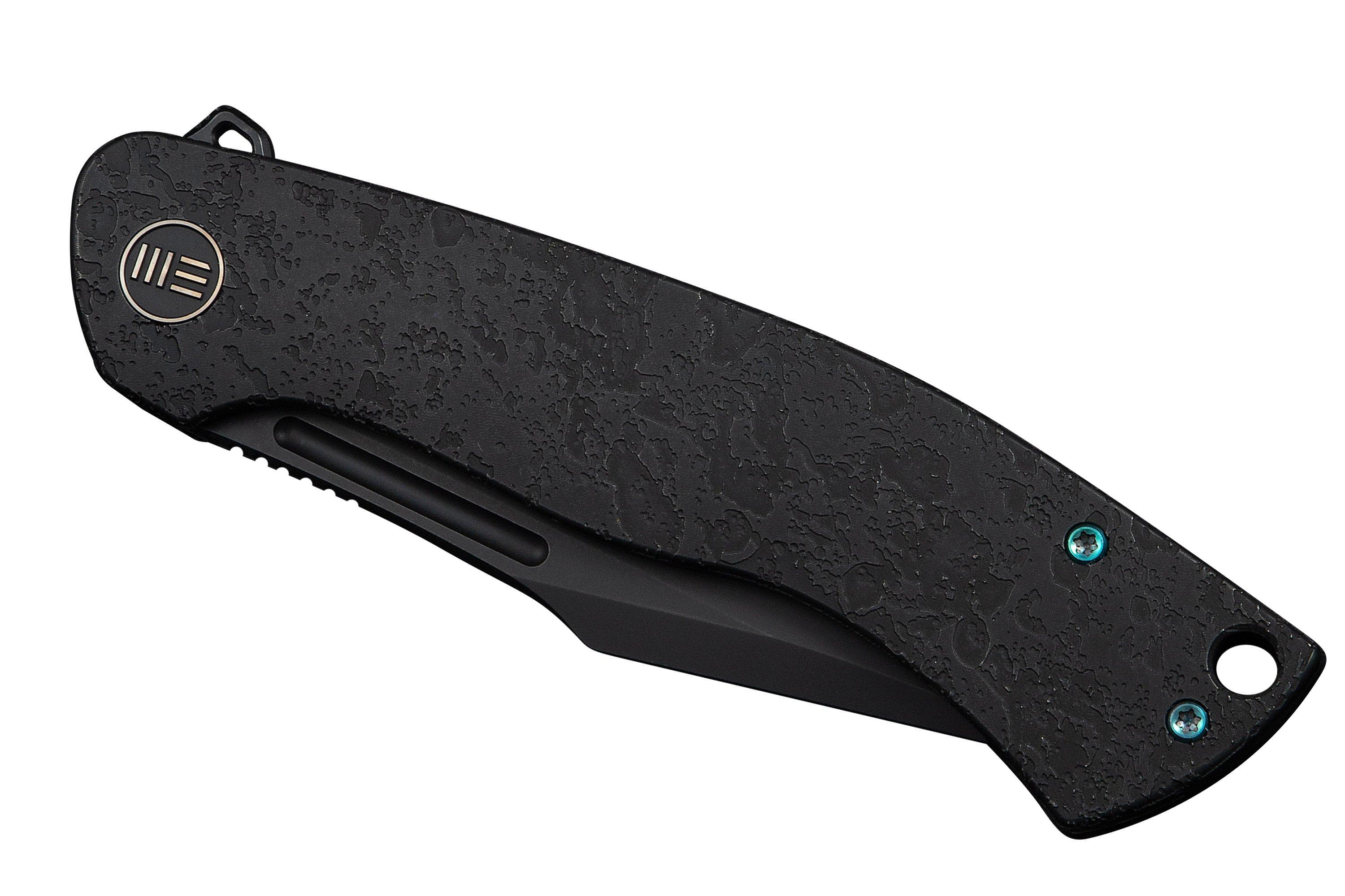 WE Knife Essential Knight WE24003-2 Blackwashed Böhler M390, Etched ...