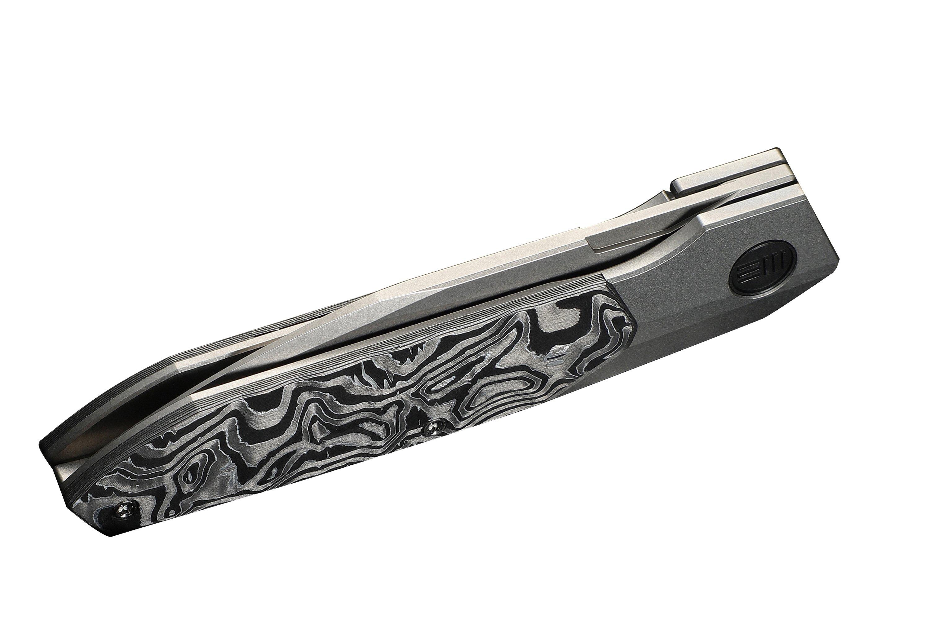 WE Knife Brr15 WE24007-2 Stonewashed M390, Titanium Aluminum Foil ...
