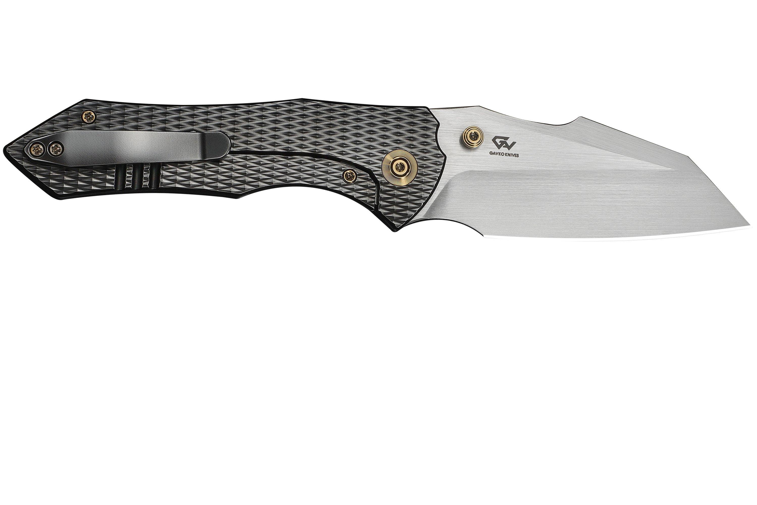 WE Knife High-Fin XL WE24010-6, Satin CPM 20CV, Diamond Patterned Black ...