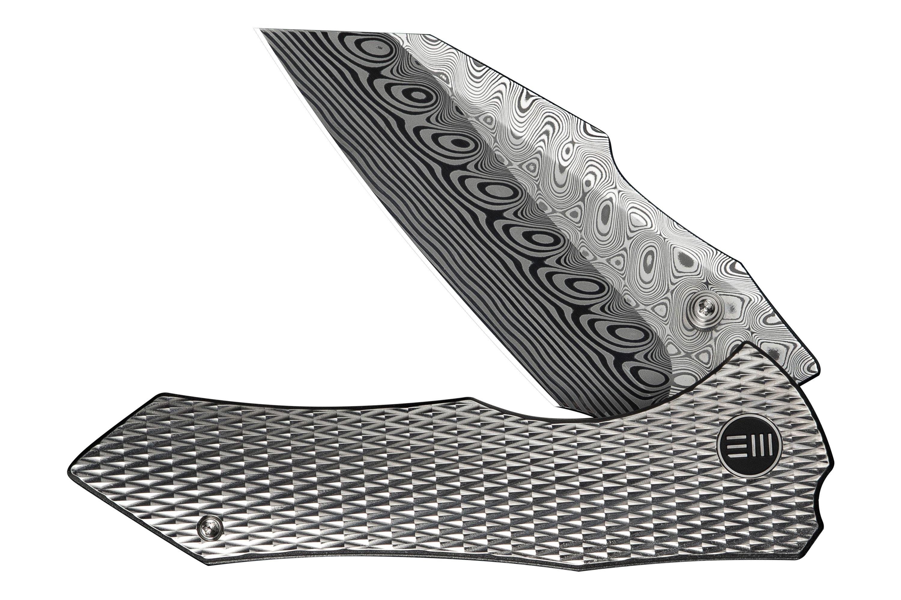WE Knife High-Fin XL WE24010-DS1 Hakkapella Damasteel, Diamond ...