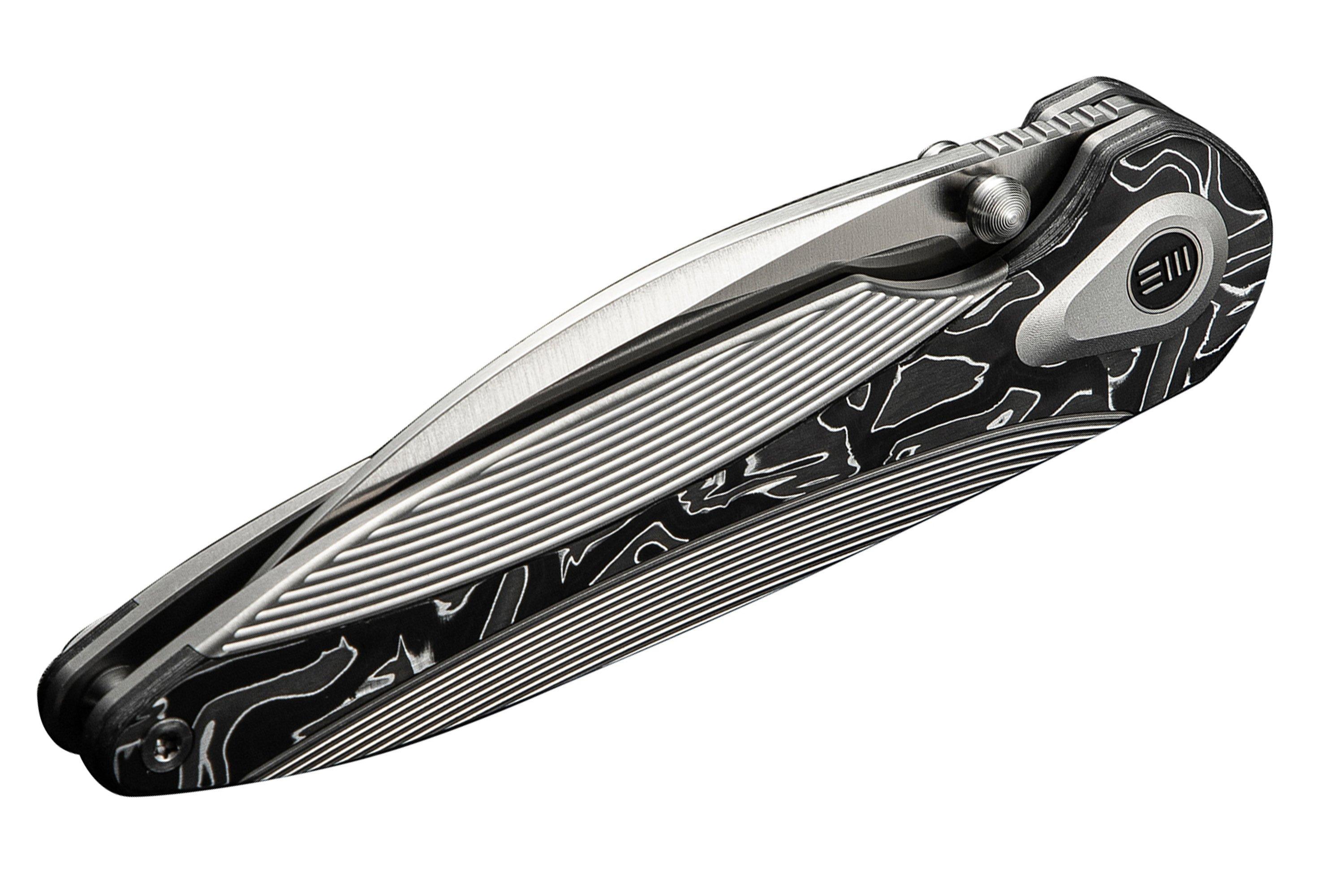 WE Knife Zenthra WE24021C-4 Satin M390 Satin/Gray Titanium Aluminum ...