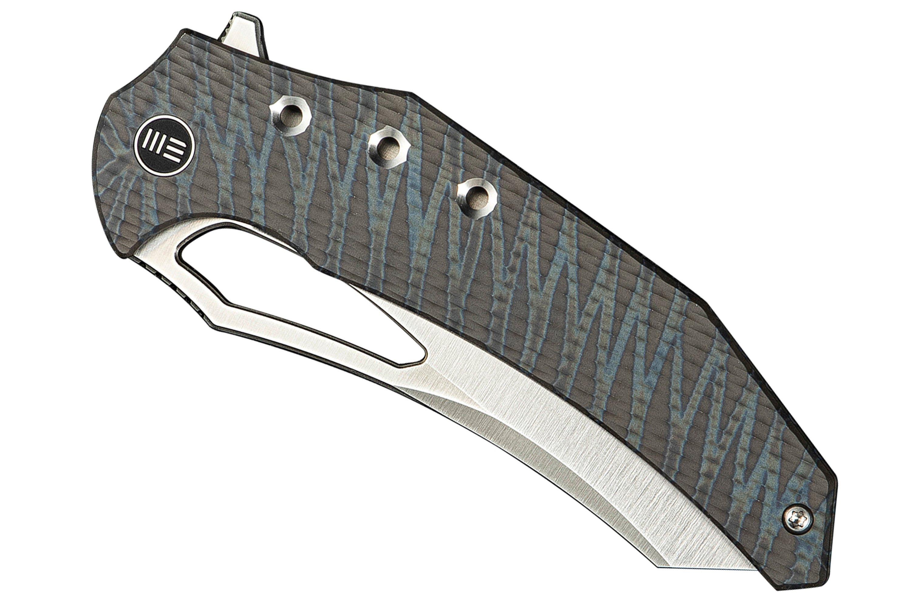 WE Knife Epaulette WE24024-2 Satin M390 Diamond/Tiger Stripe Flamed ...