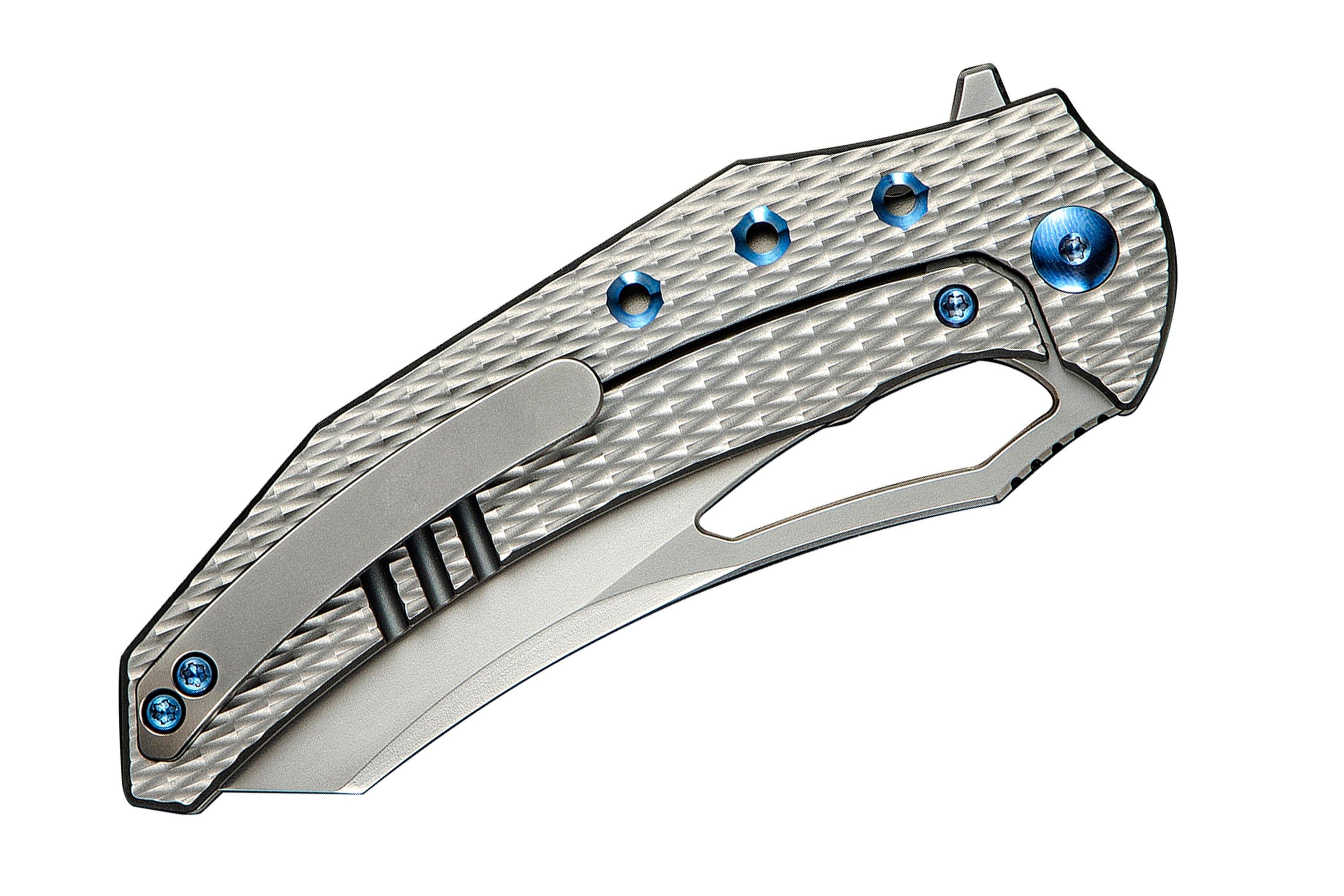 WE Knife Epaulette WE24024-3 Polished Bead Blasted M390 Diamond ...