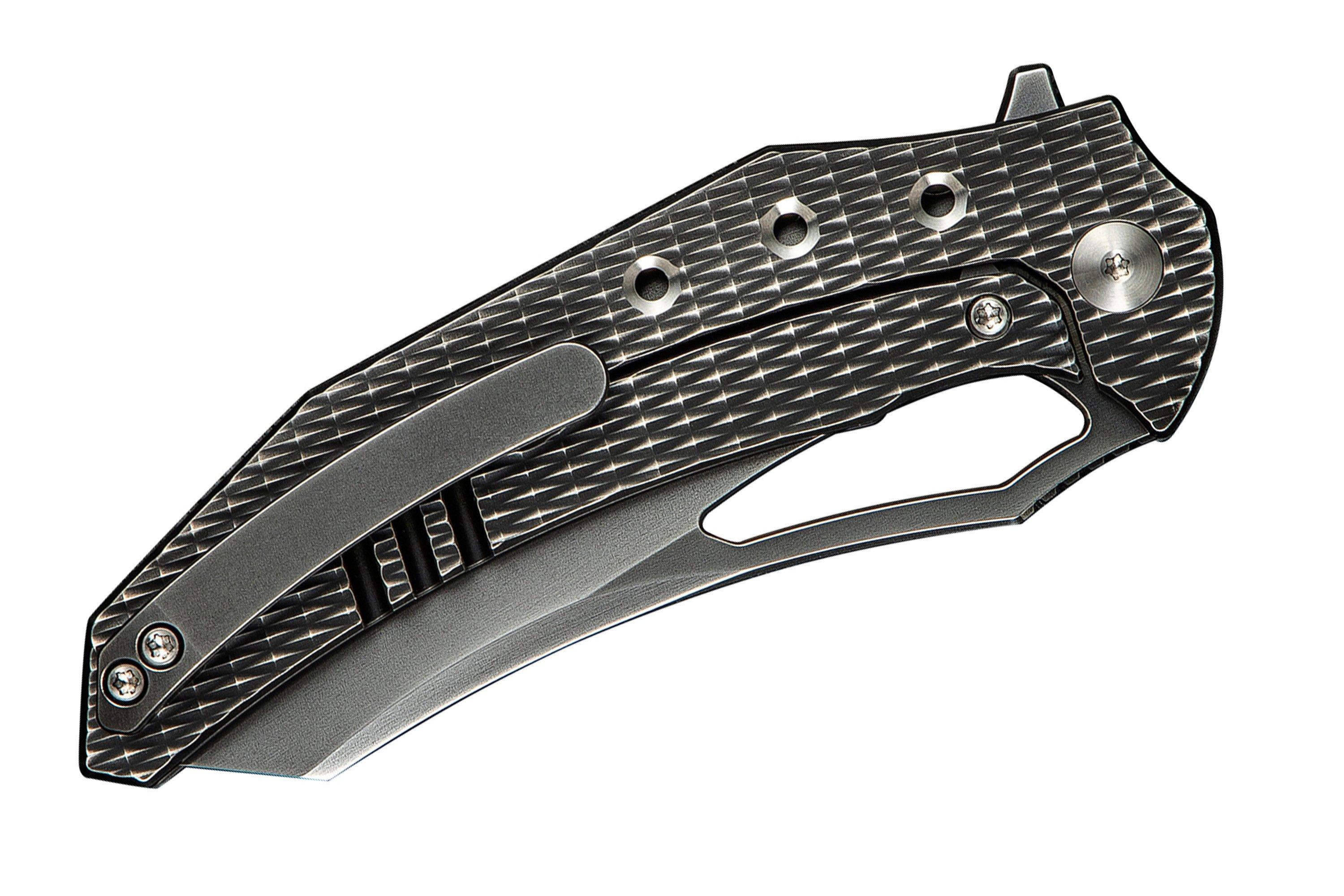 WE Knife Epaulette WE24024-4 Polished Gray Bohler M390 Diamond ...
