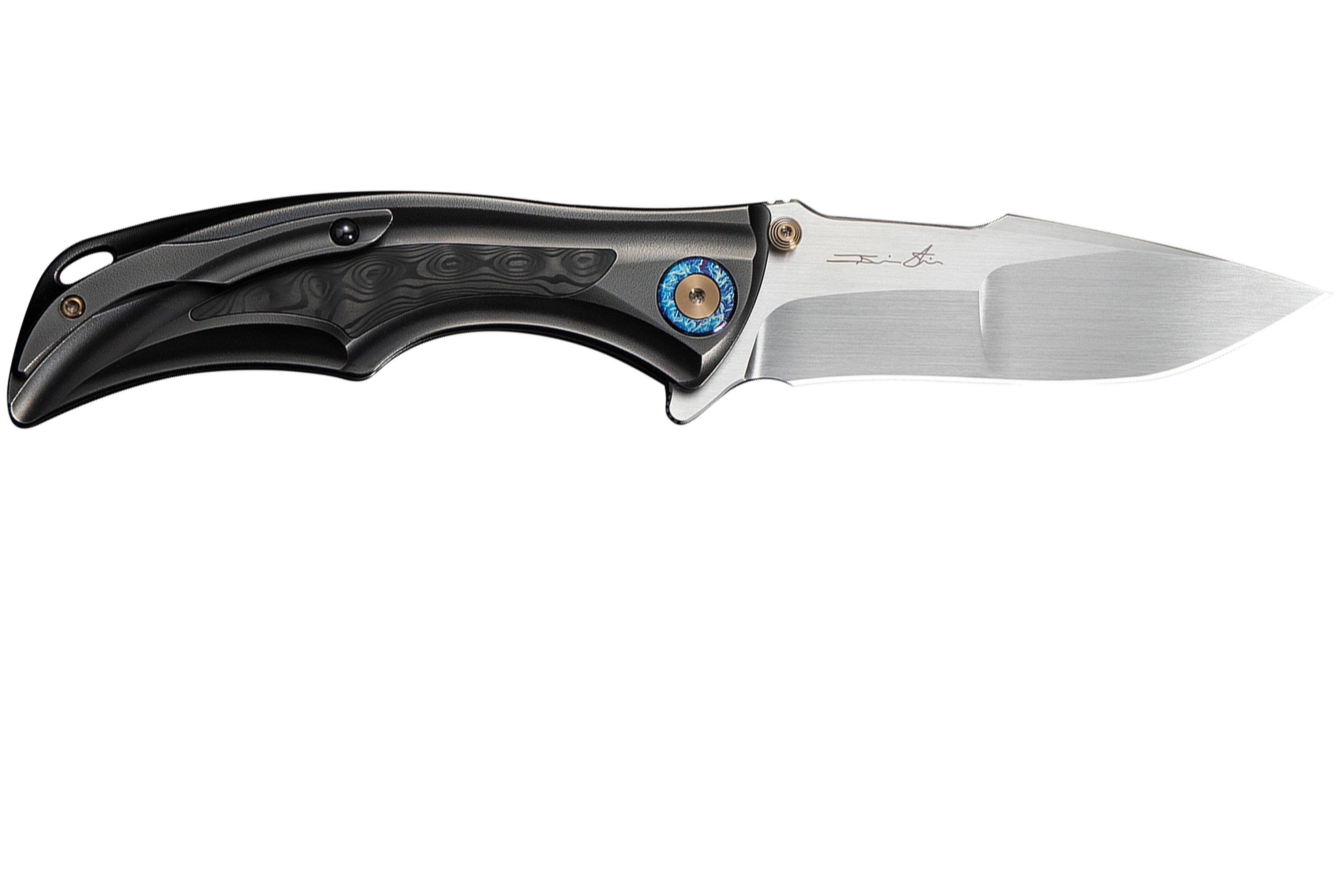 WE Knife Tighe Down WE24054-2 Hand Satin Böhler M390, Integral Polished ...