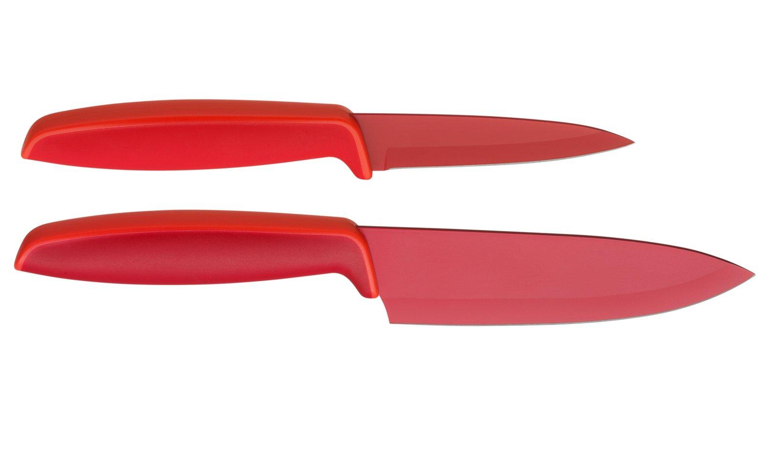 WMF Touch 1879085100, 2-piece red knife set | Advantageously shopping ...