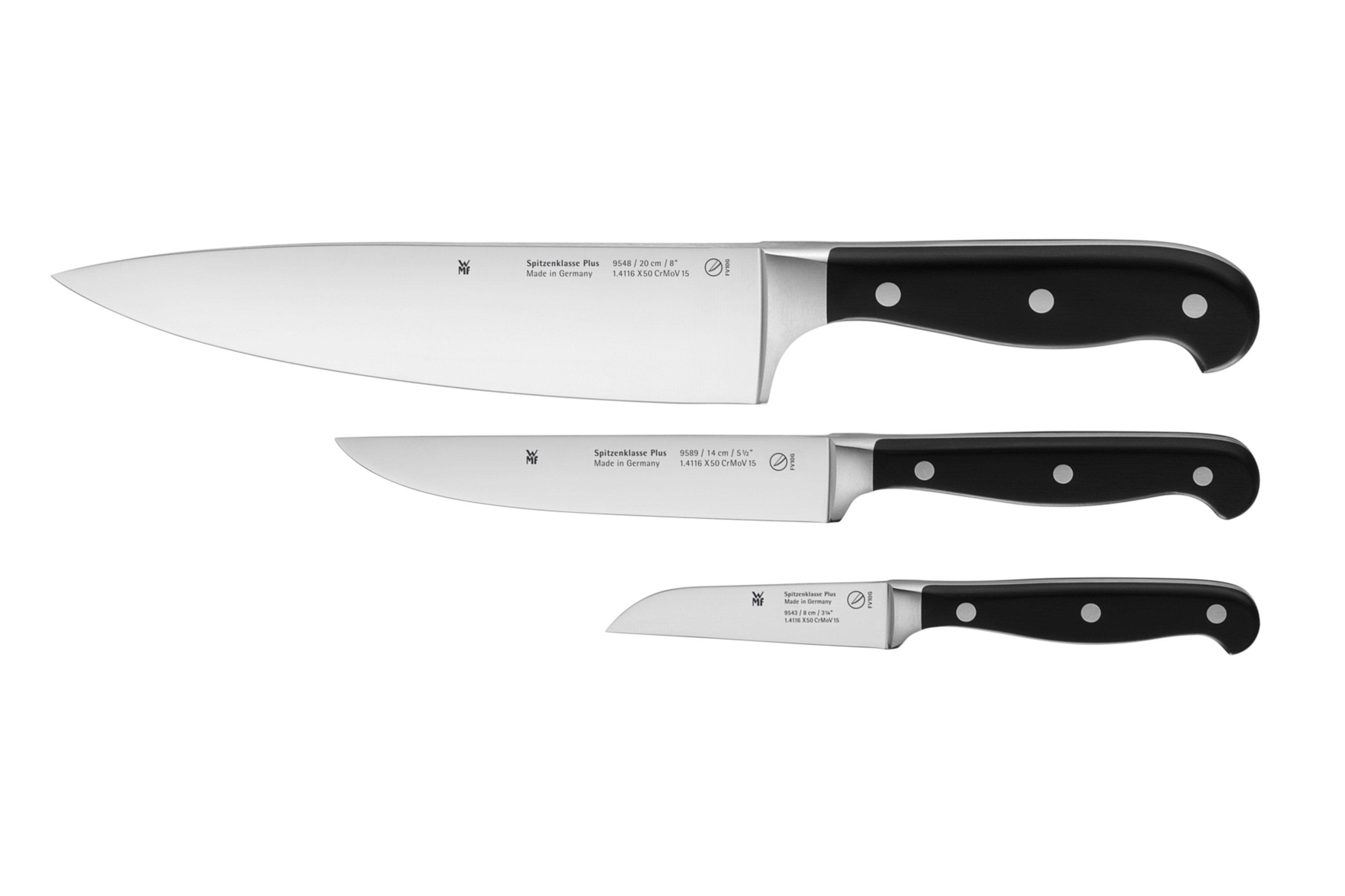 WMF Spitzenklasse Plus 1894919992, 3-piece knife set | Advantageously ...