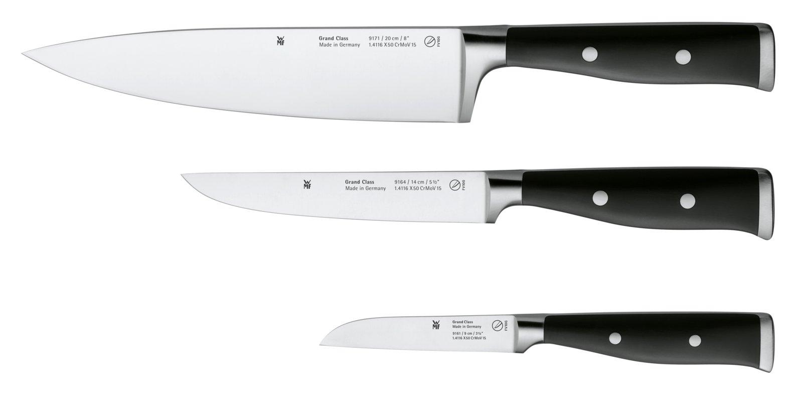 WMF Grand Class 1894929992, 3-piece knife set | Advantageously shopping ...