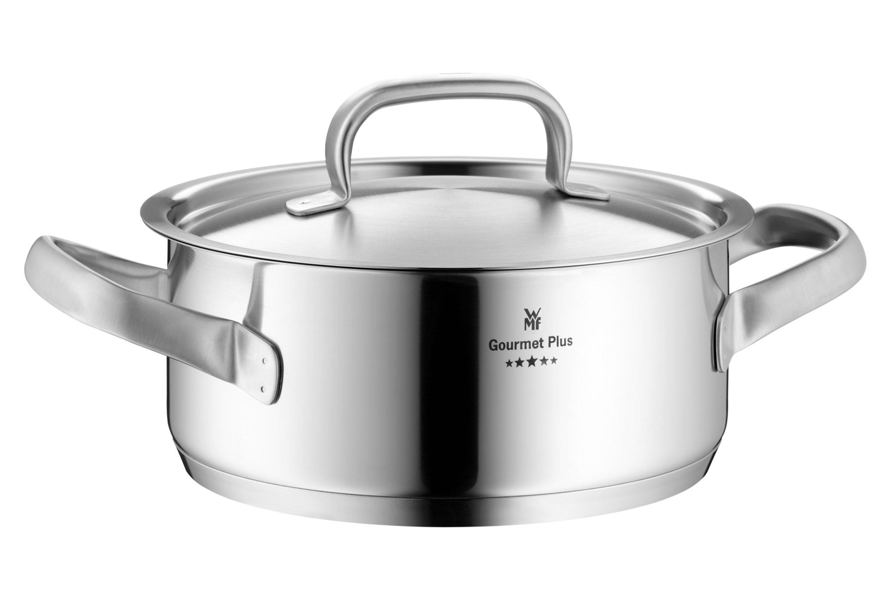 WMF Gourmet Plus 0722246030 low cooking pot 24 cm with lid ...