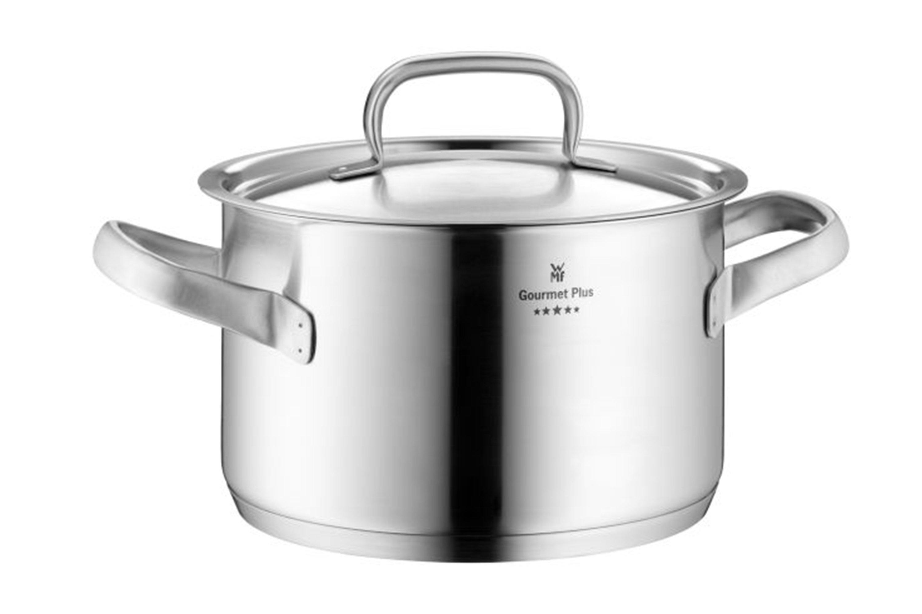 WMF Gourmet Plus 0724166030 high cooking pot 16 cm with lid ...
