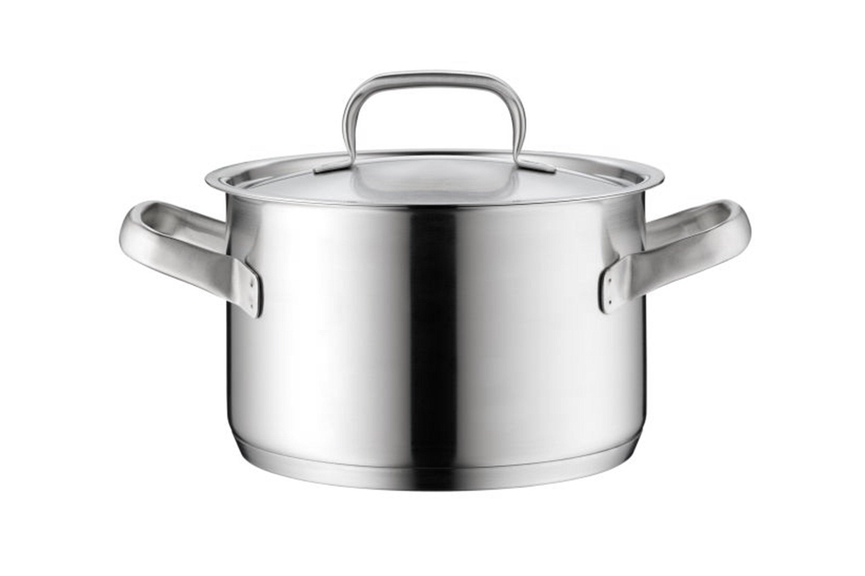 WMF Gourmet Plus 0724246030 high cooking pot 24 cm with lid ...