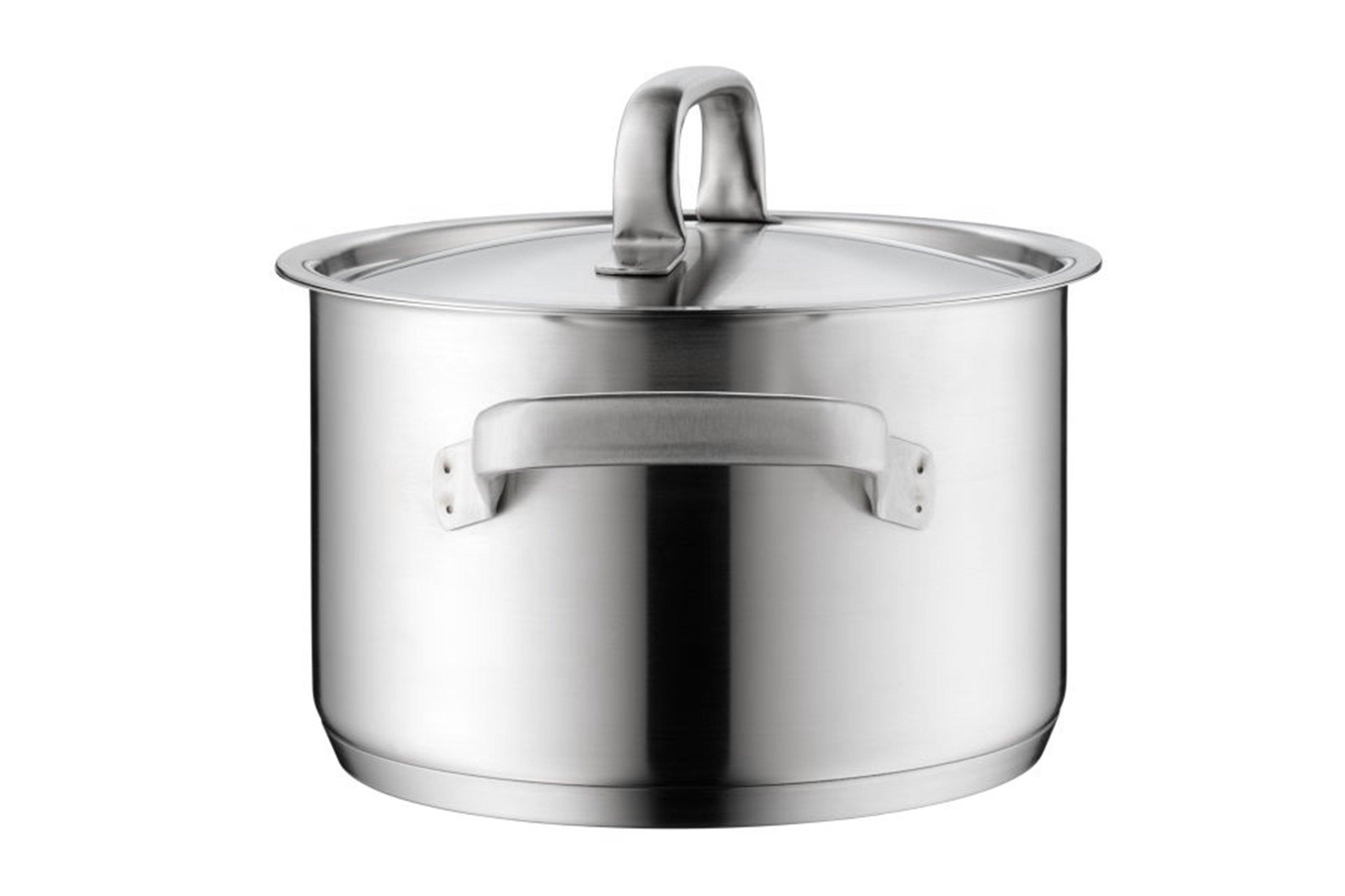 WMF Gourmet Plus 0724246030 high cooking pot 24 cm with lid ...