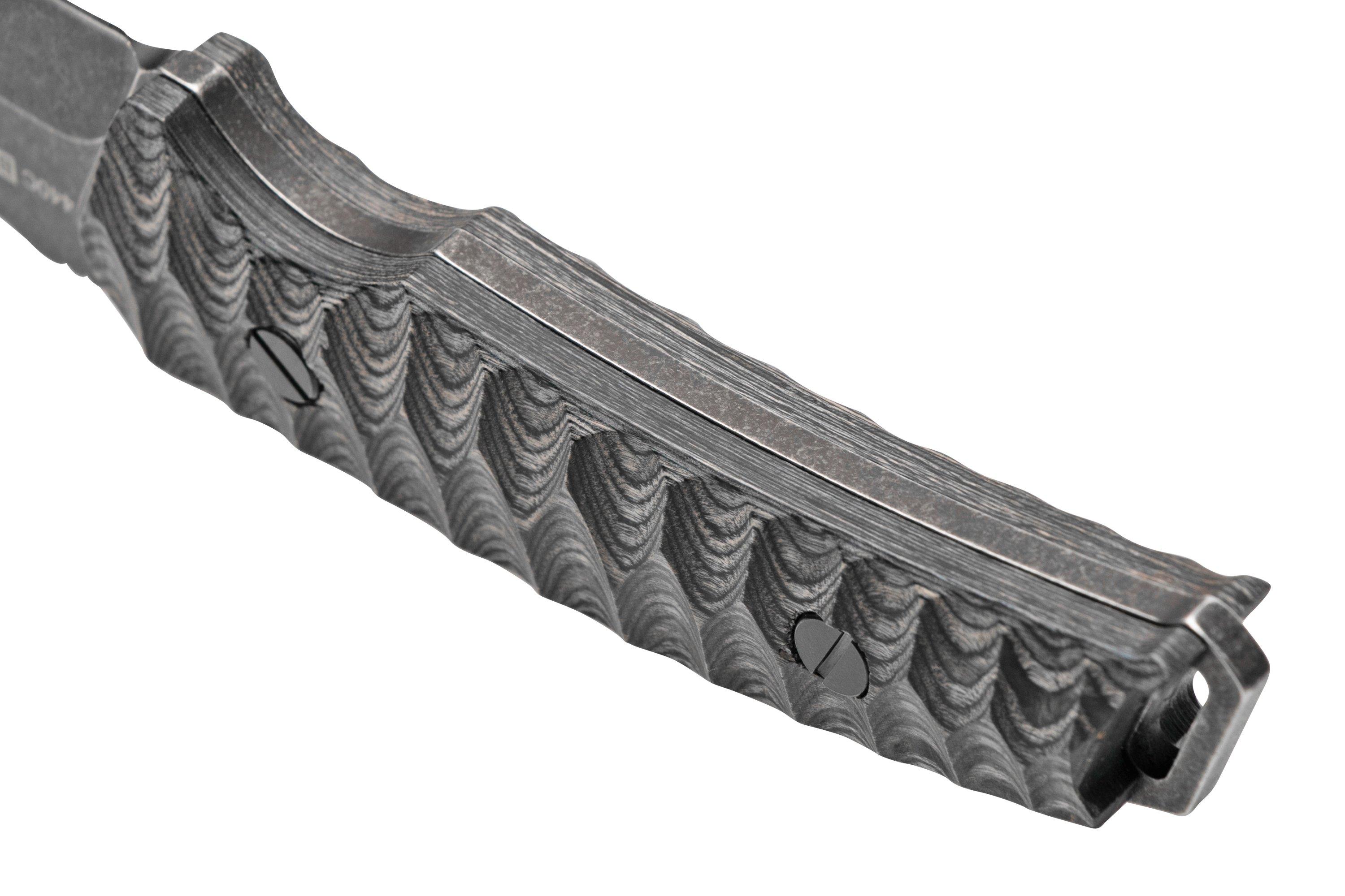 Willumsen Birddog BD21DSW Dark Stonewashed, bushcraft knife ...