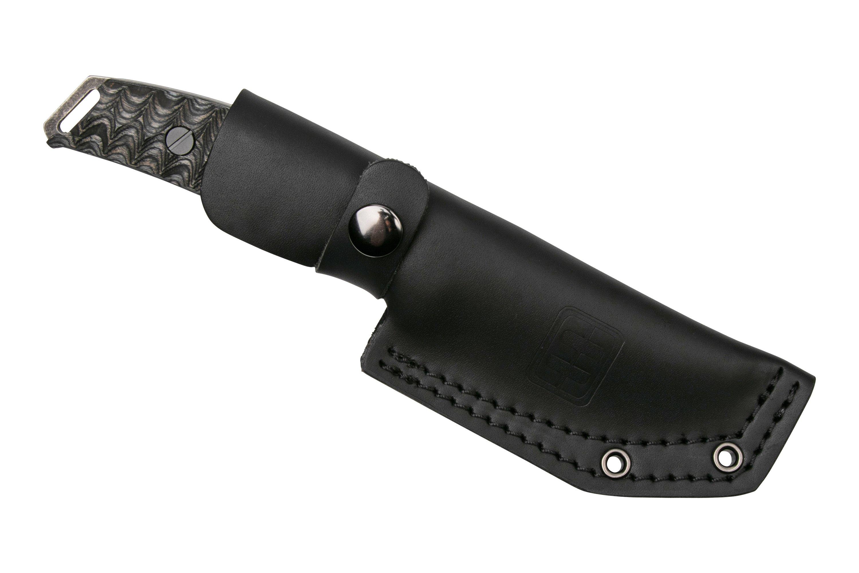 Willumsen Birddog BD21DSW Dark Stonewashed, bushcraft knife ...