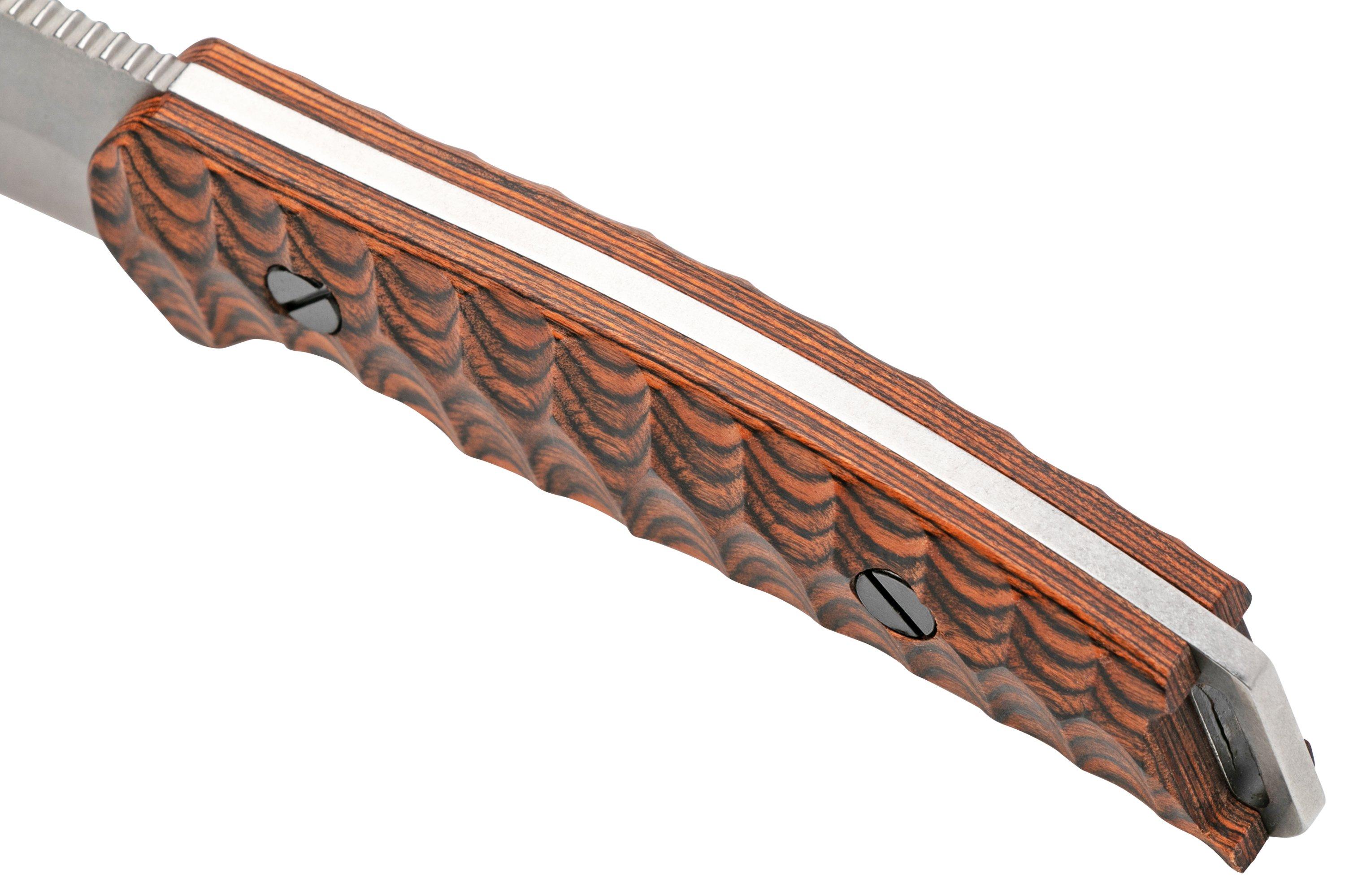 Willumsen Birddog BD21LSW Light Stonewashed, bushcraft knife ...