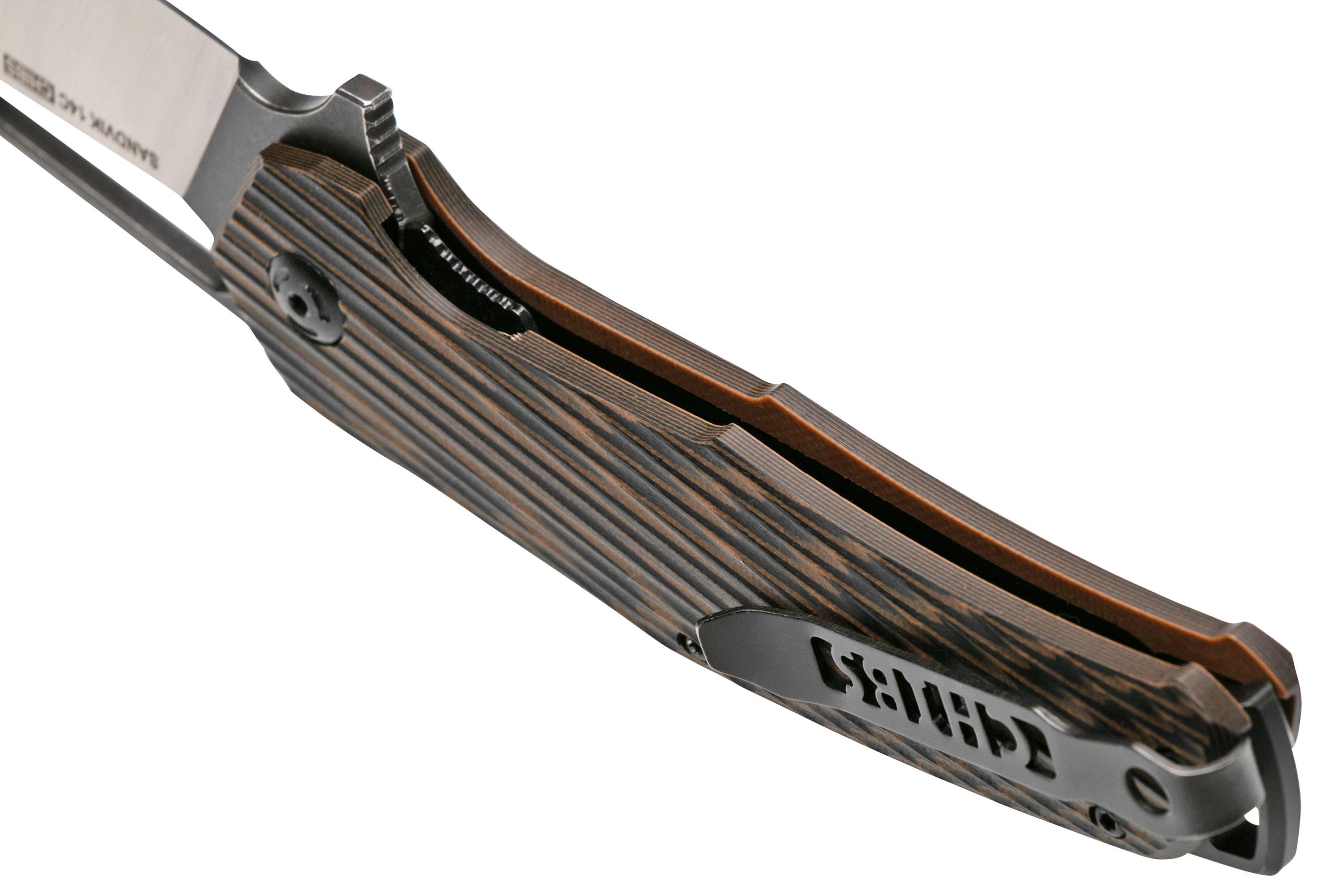 Willumsen Chibs CH21TTA Tan & Black, pocket knife | Advantageously ...