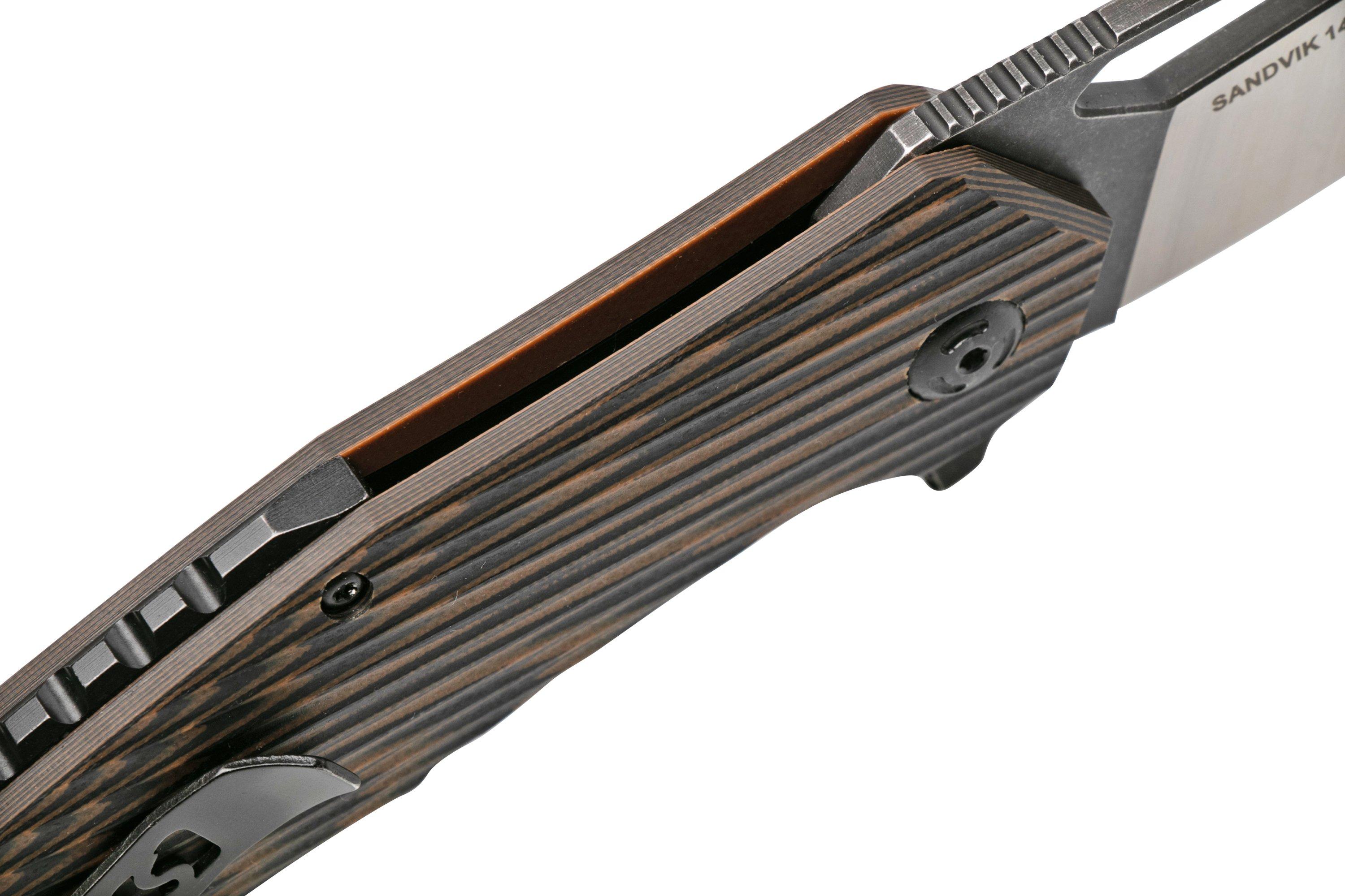 Willumsen Chibs CH21TTA Tan & Black, pocket knife | Advantageously ...