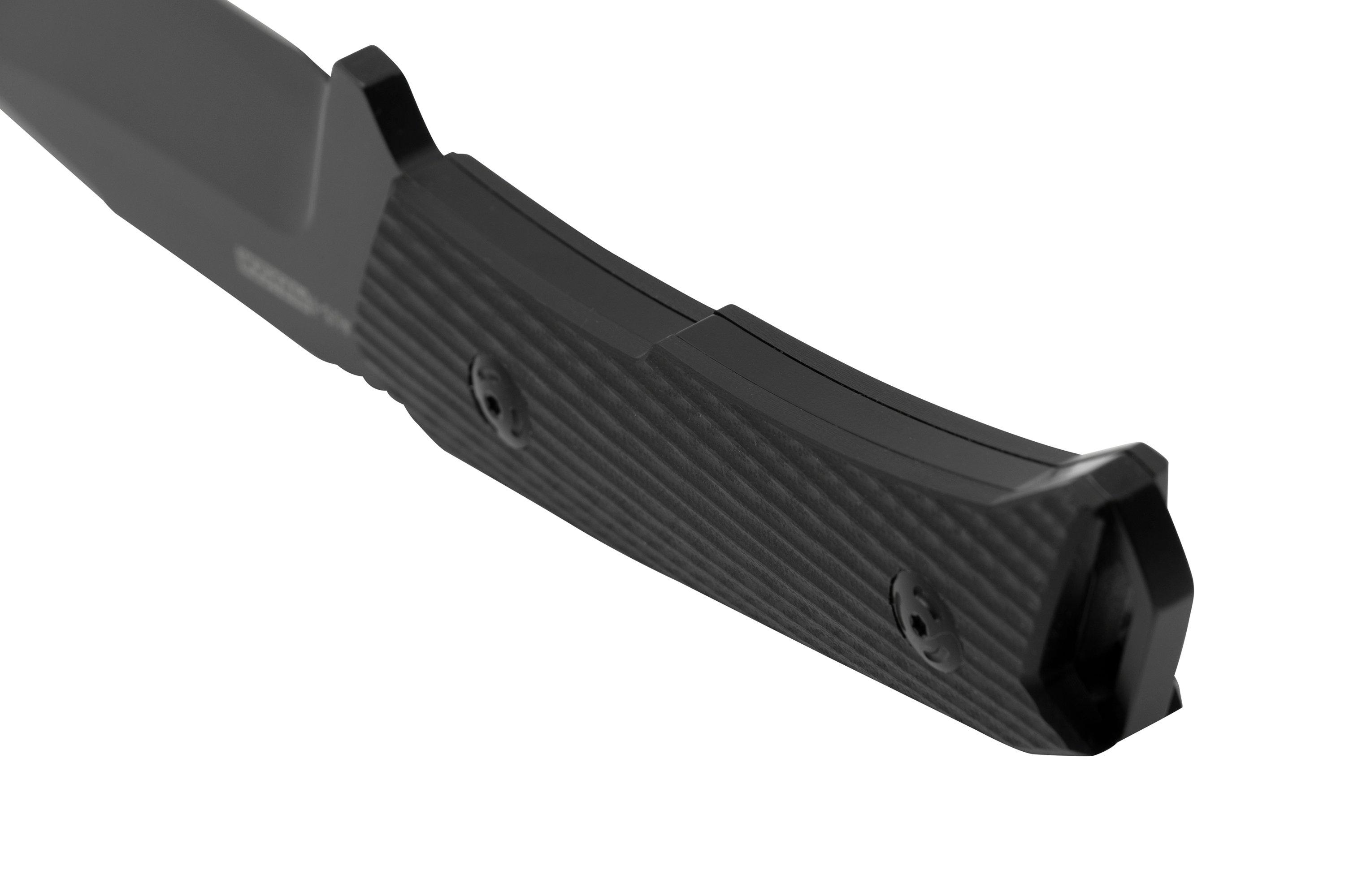 Willumsen Paragon DL22MID Midnight, AUS-8, fixed knife | Advantageously ...