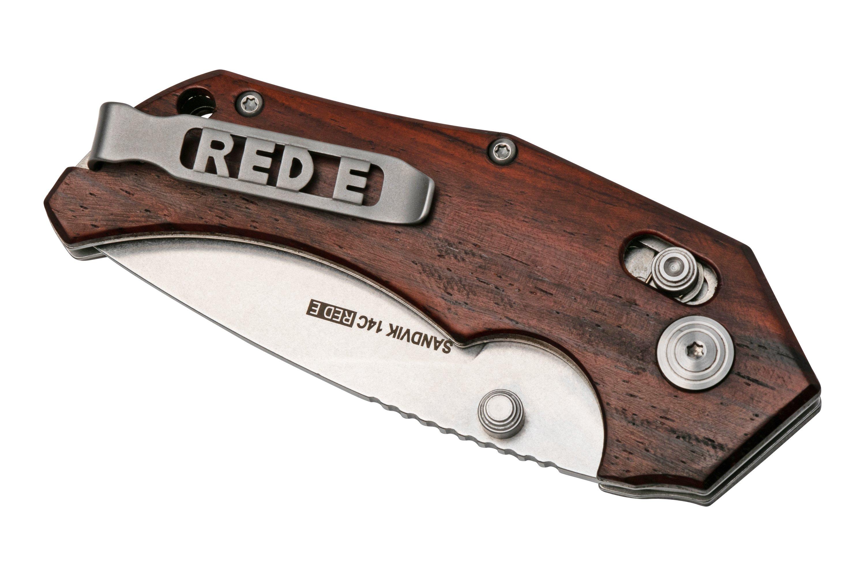 Willumsen Red E, RE21SRW Stonewashed, Rosewood pocket knife ...