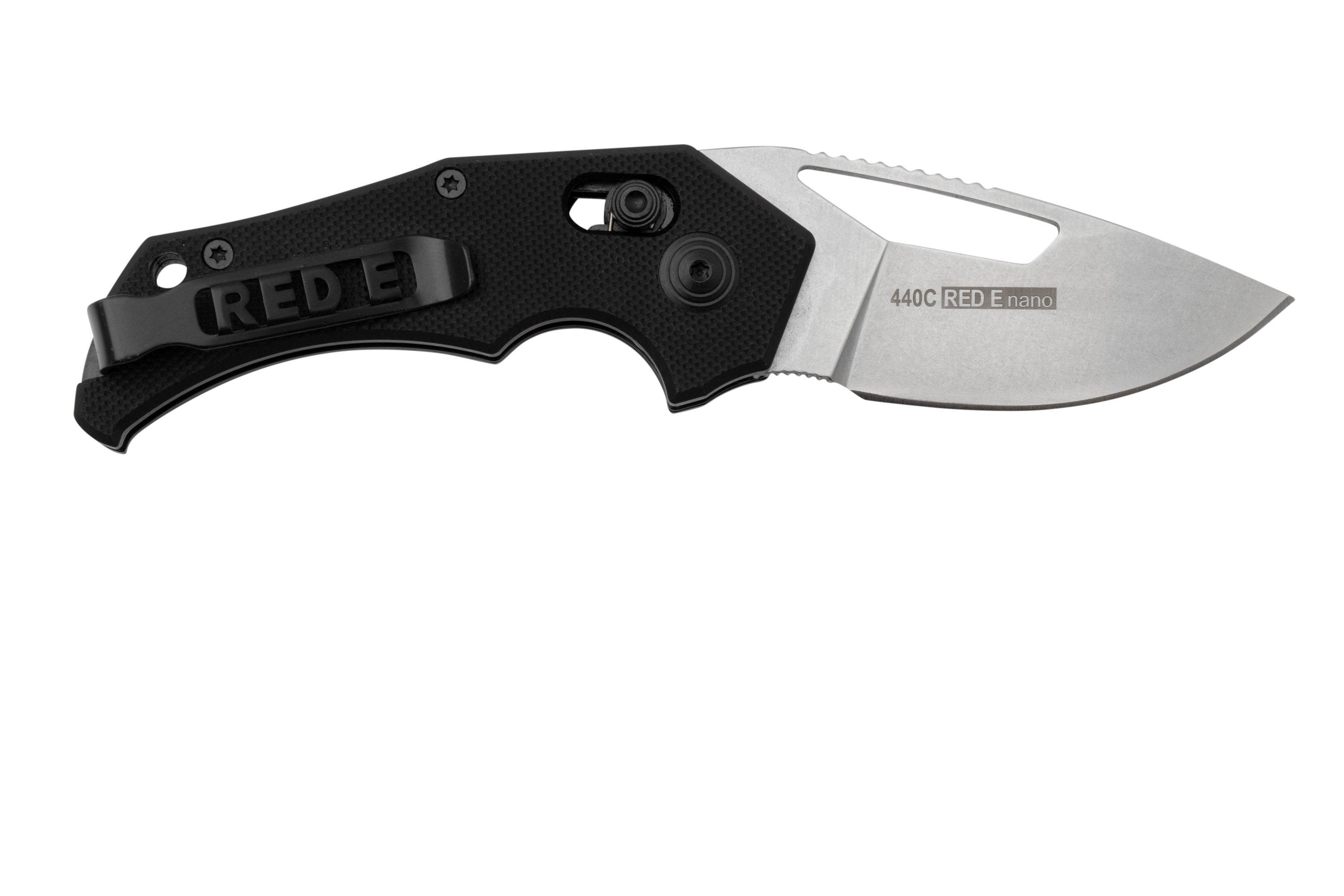 Willumsen Red E Nano, RN23BL Black G10, Stonewash navaja | Compras con ...