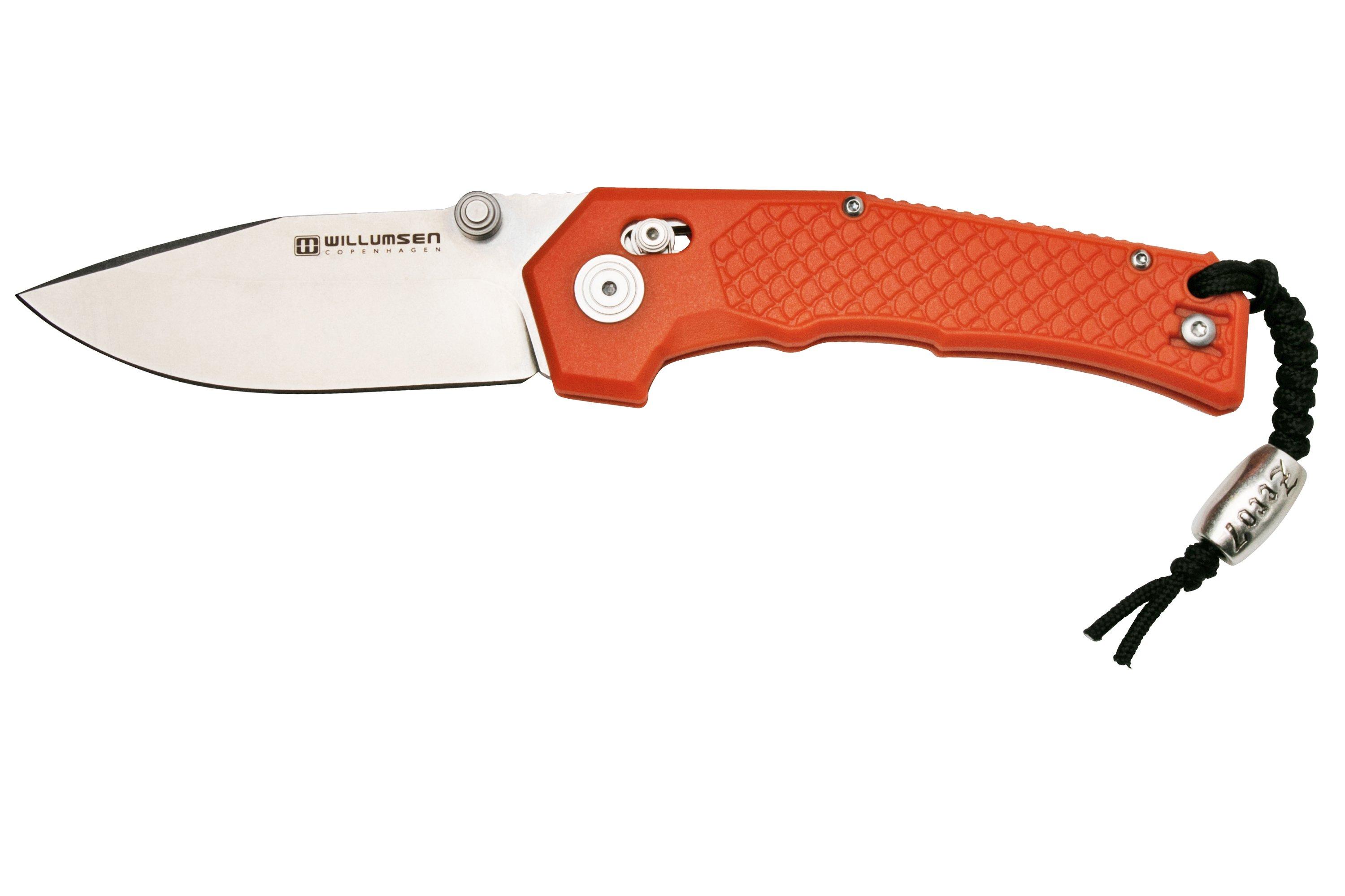 Willumsen Zero7, Z722SOR Orange pocket knife | Advantageously shopping ...