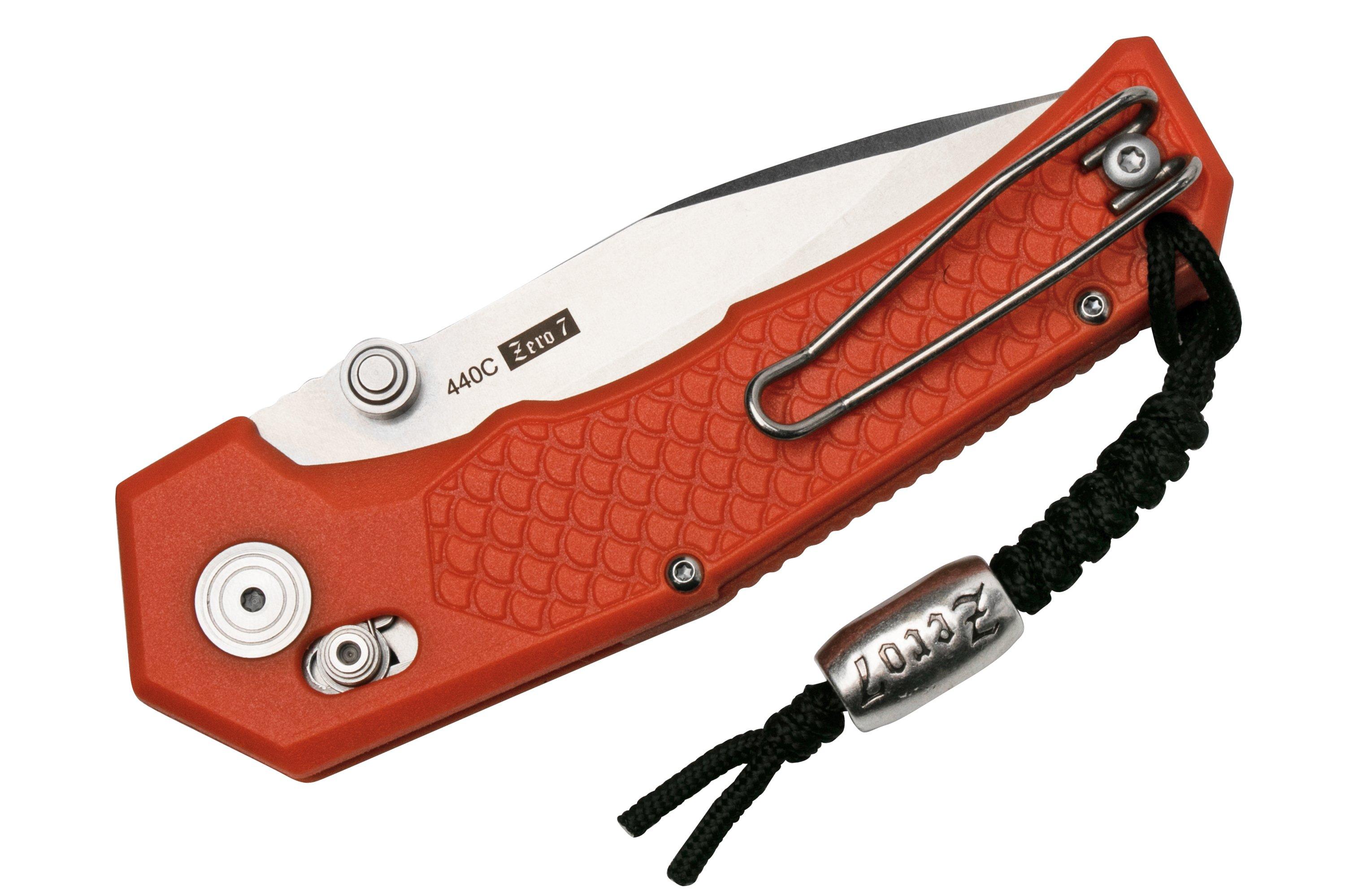 Willumsen Zero7, Z722SOR Orange pocket knife | Advantageously shopping ...
