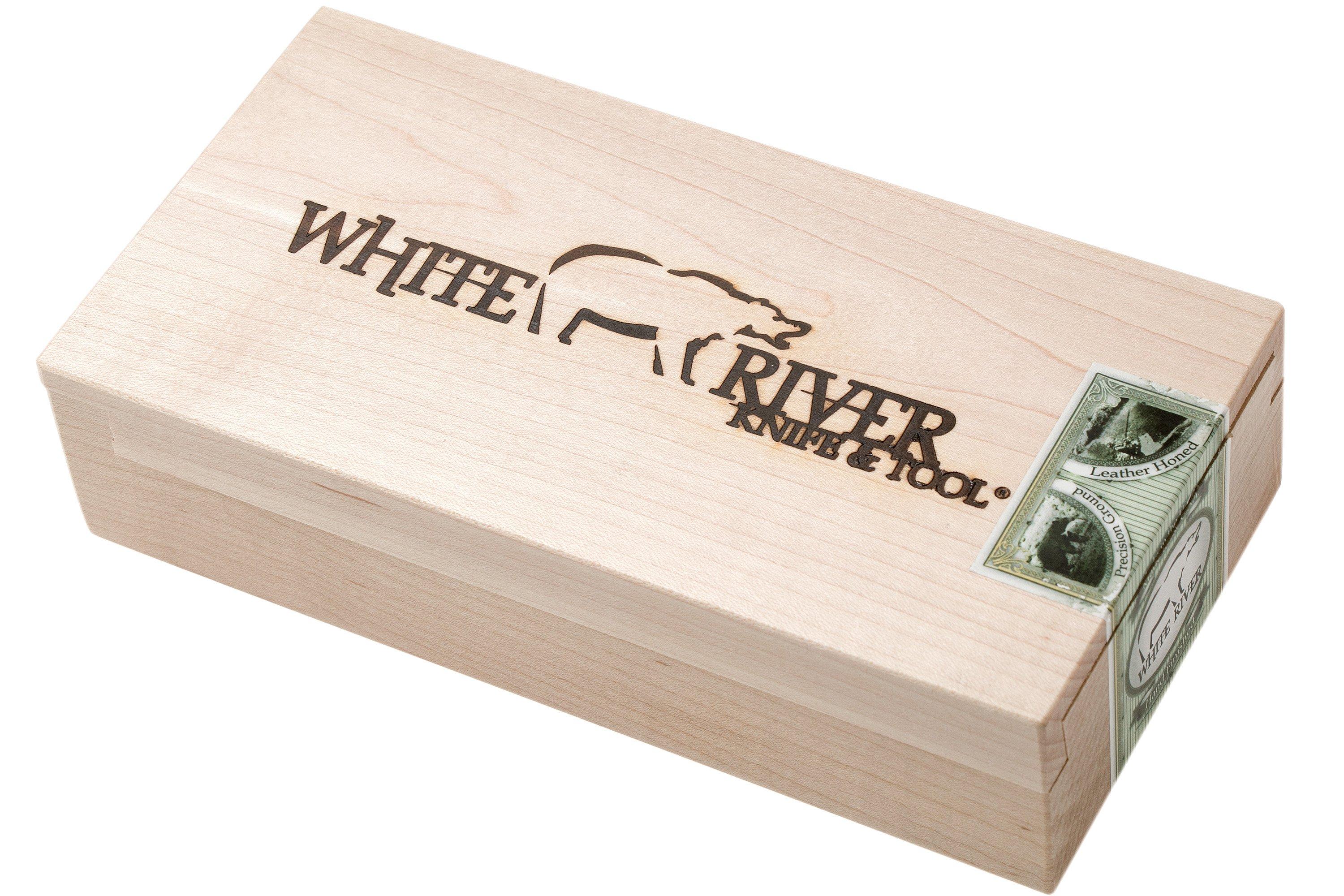 White River Knives M1 Backpacker Black Paracord neck knife, Kydex ...