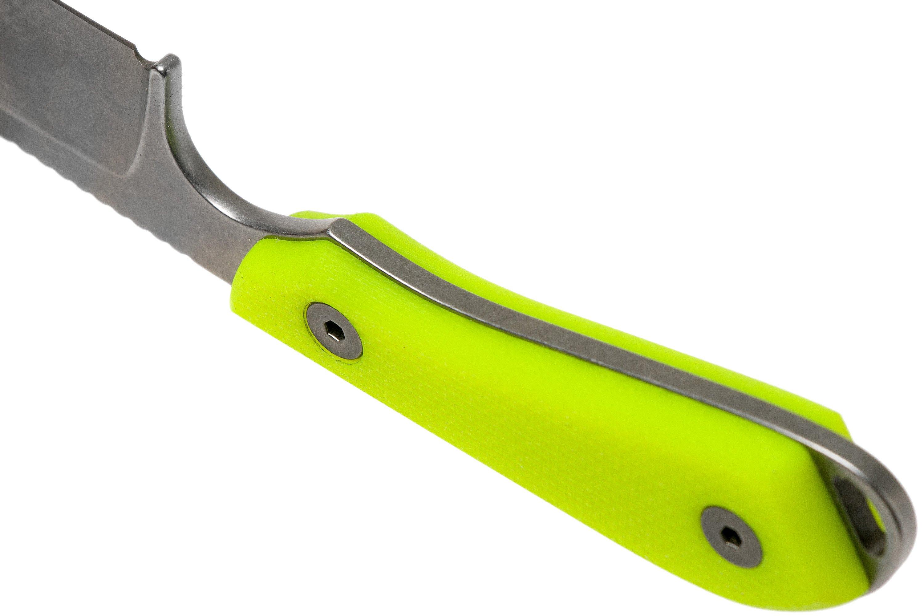 White River Knives M1 Backpacker Pro Yellow G10 fixed knife, Kydex ...