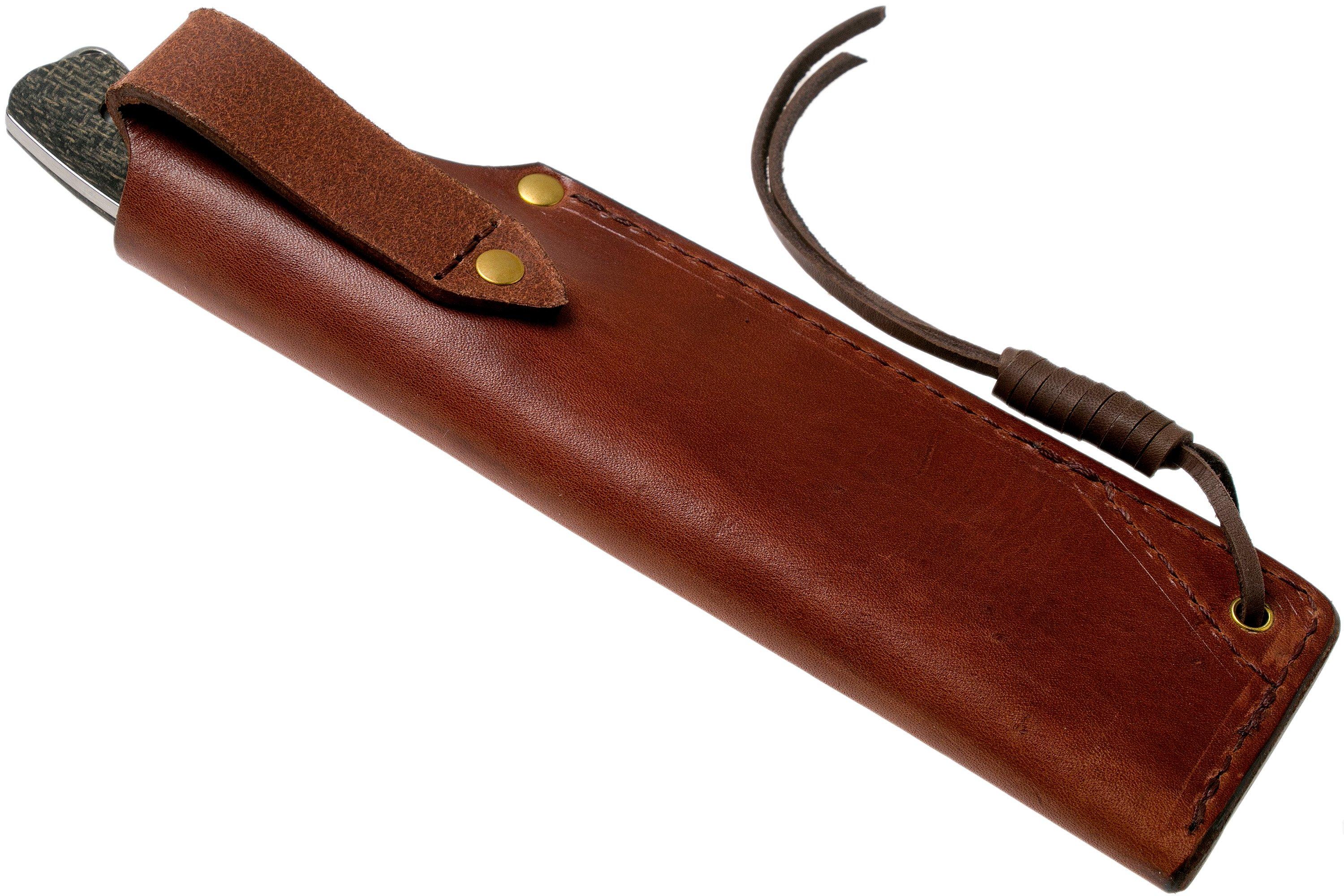 White River Knives Camp Cleaver Black Burlap Micarta camping knife ...