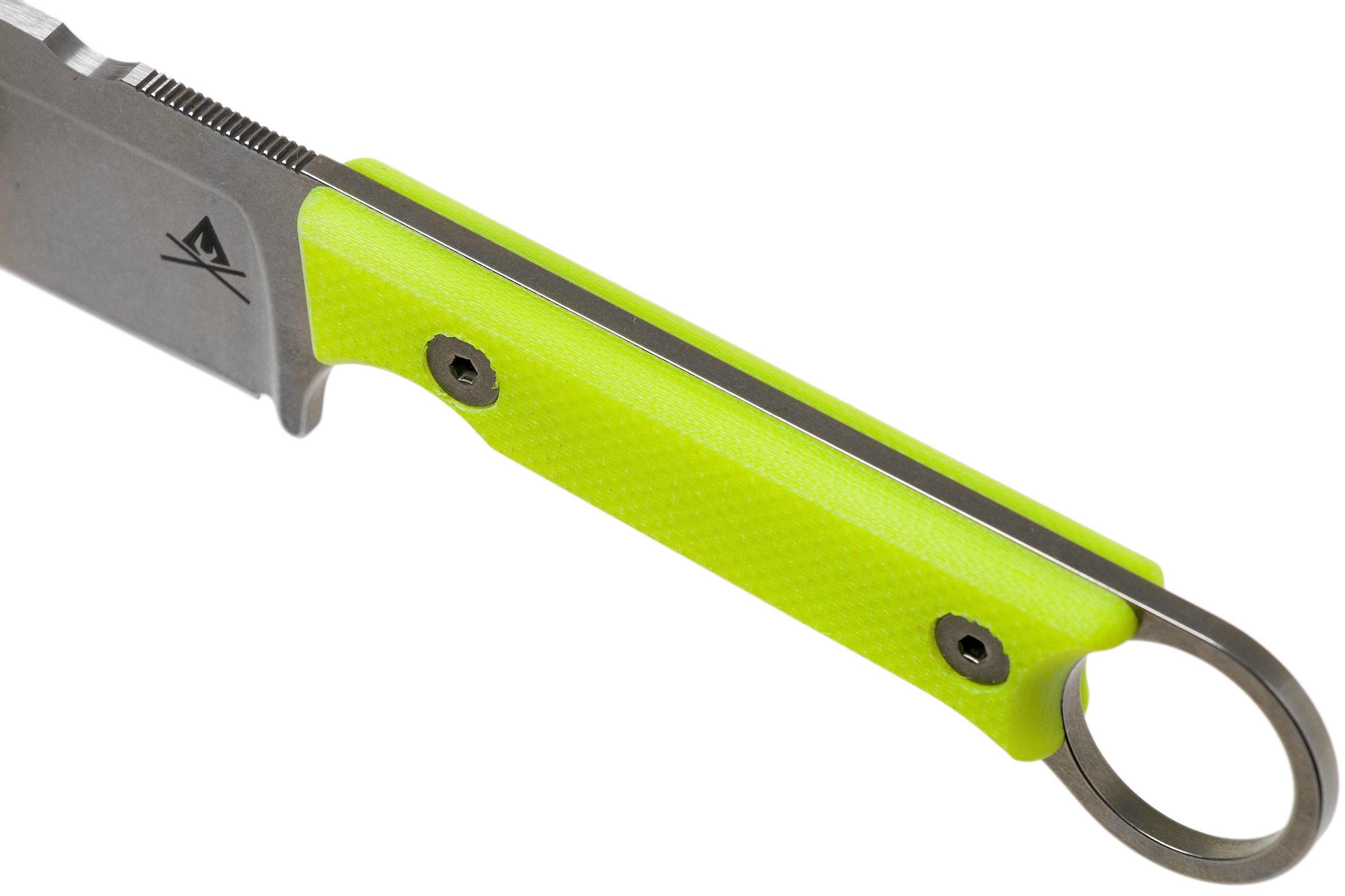 White River Knives FC3.5 Pro Firecraft survival knife Yellow G10, Kydex ...