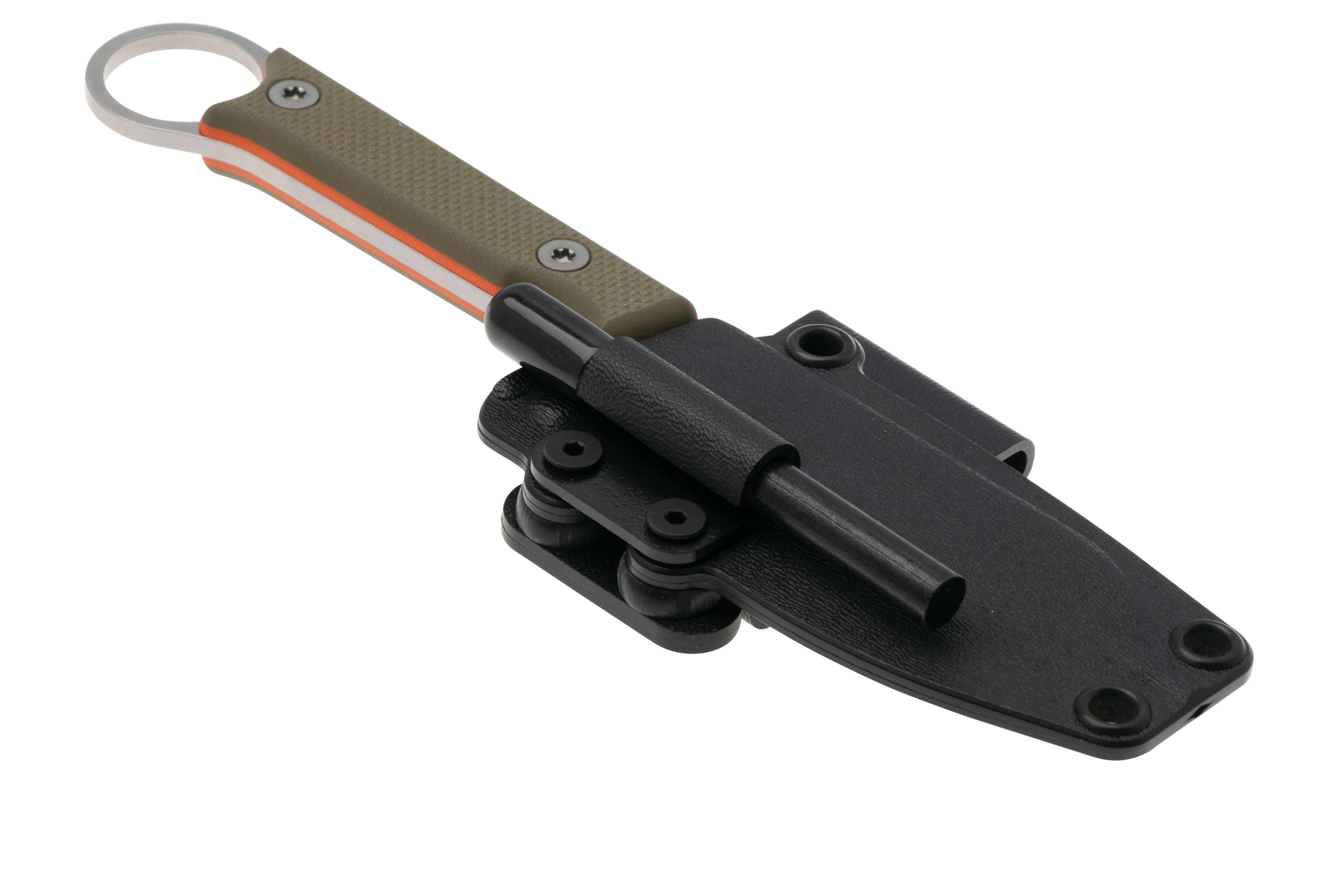 White River Knives FC3.5 Pro Firecraft FC35-TGO Green-Orange G10 ...