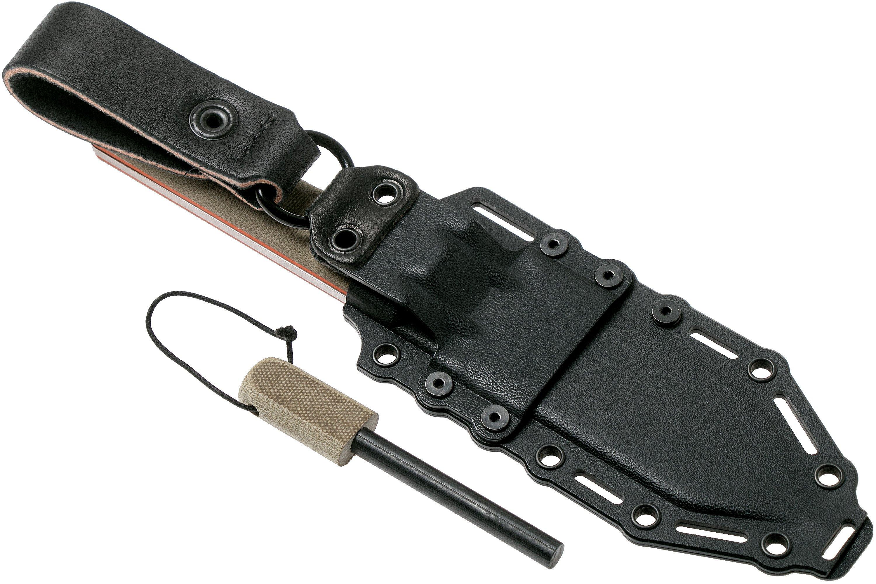 White River Knives FC5 Firecraft survival knife, Kydex sheath with fire ...