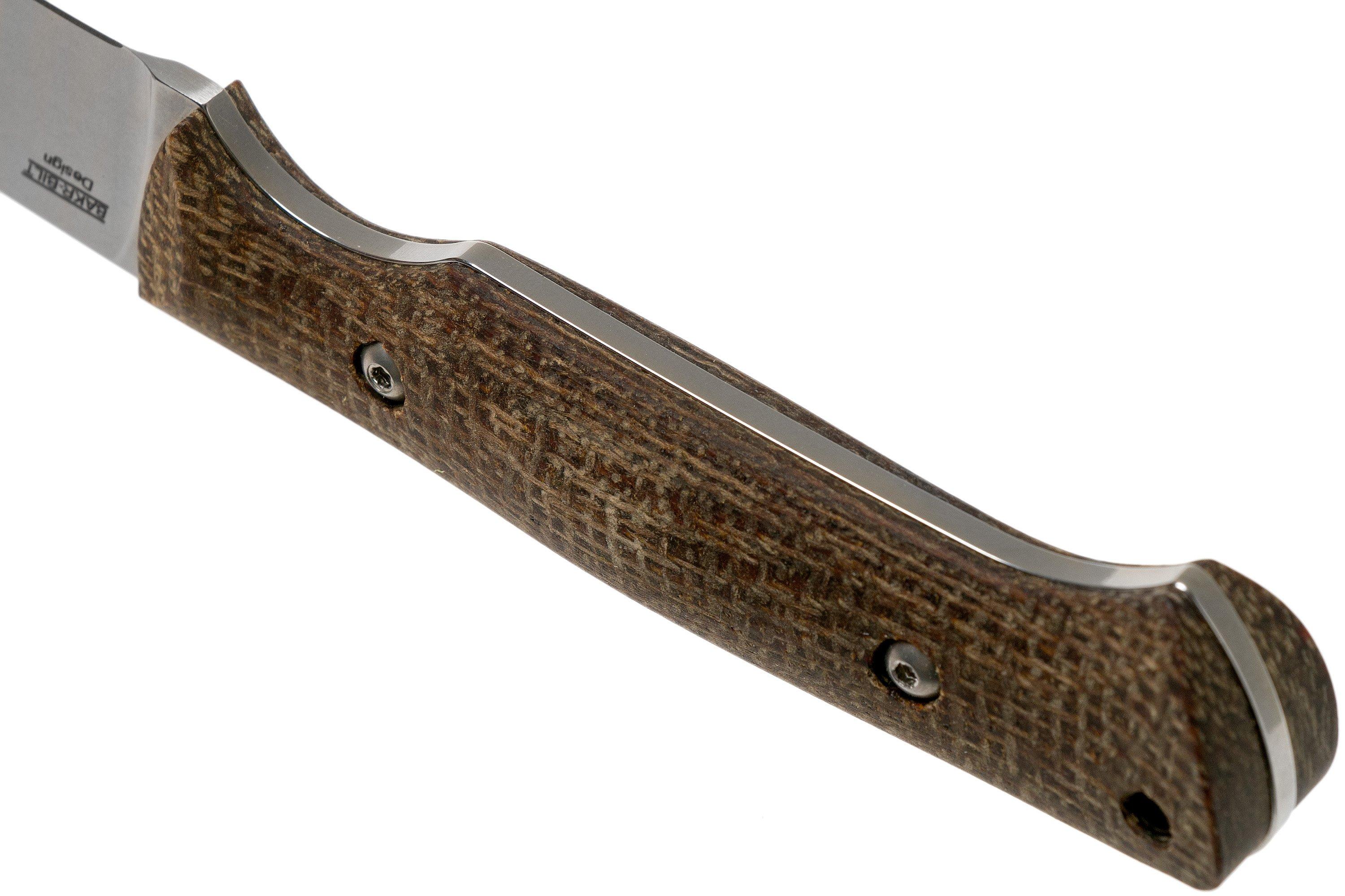 White River Knives Hunter Natural Burlap Micarta hunting knife, Owen ...