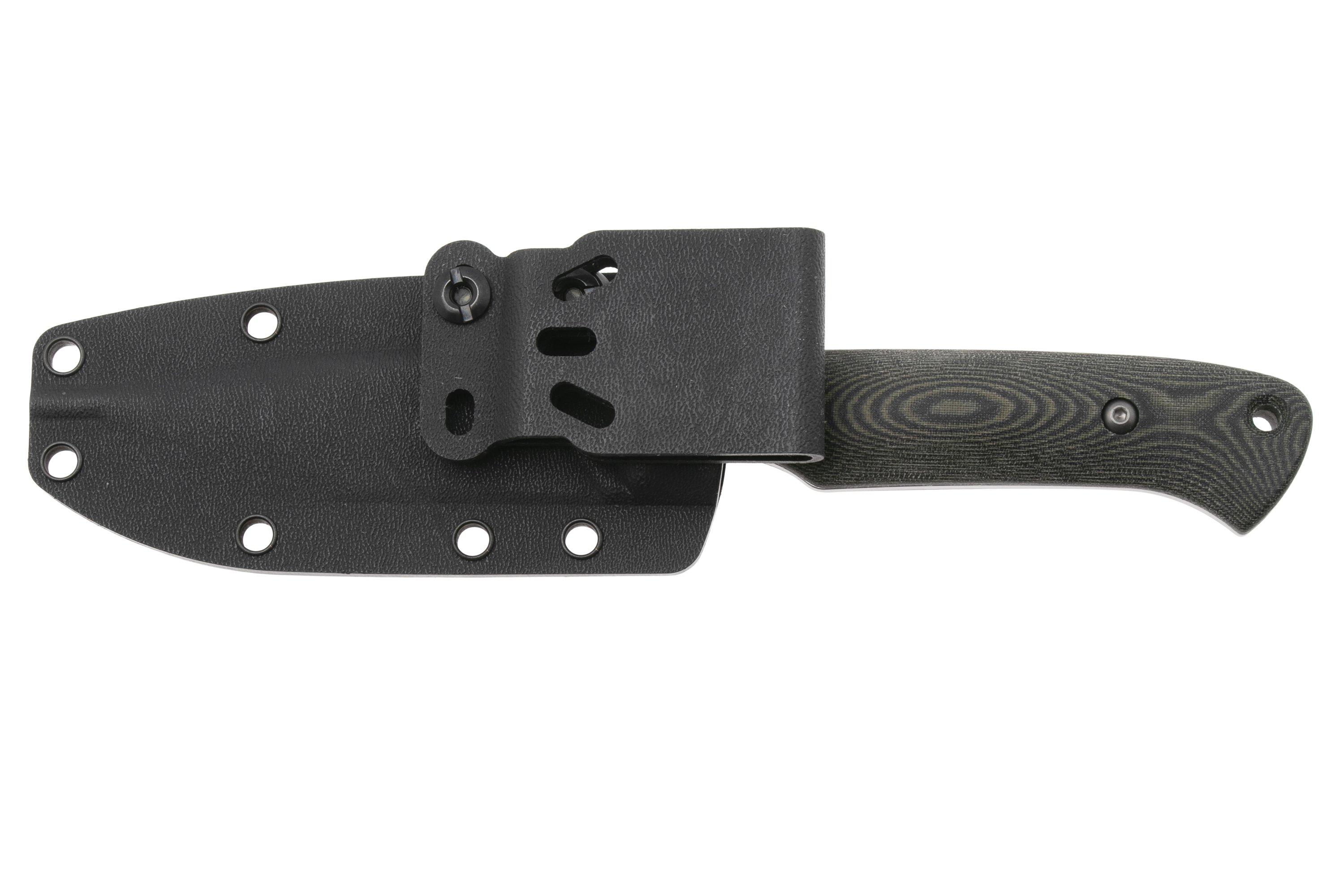 White River Knives Hunter, S35VN, Black O.D. Green Micarta, cuchillo de ...