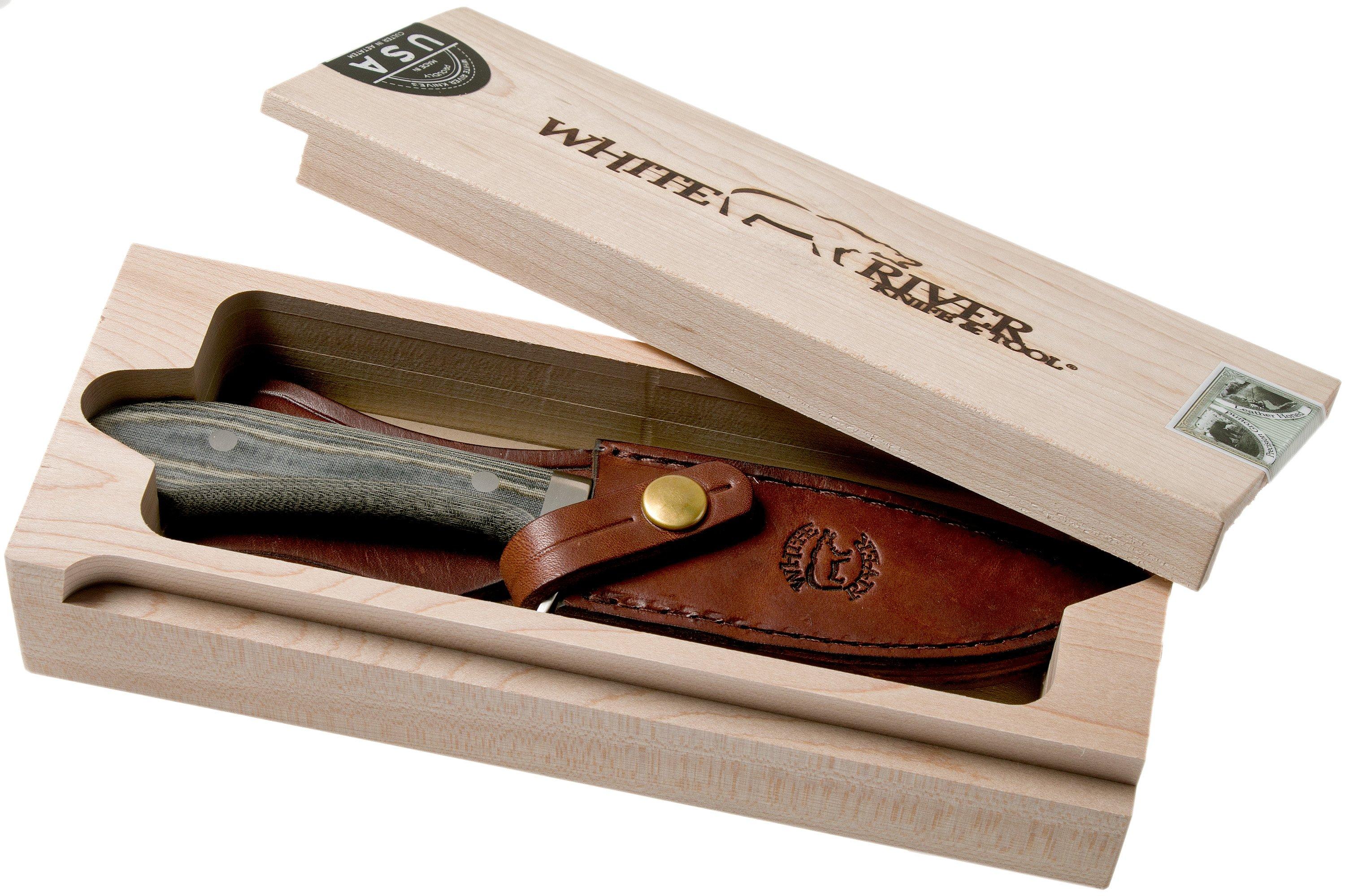 White River Knives Sendero Classic couteau de chasse Black Olive ...