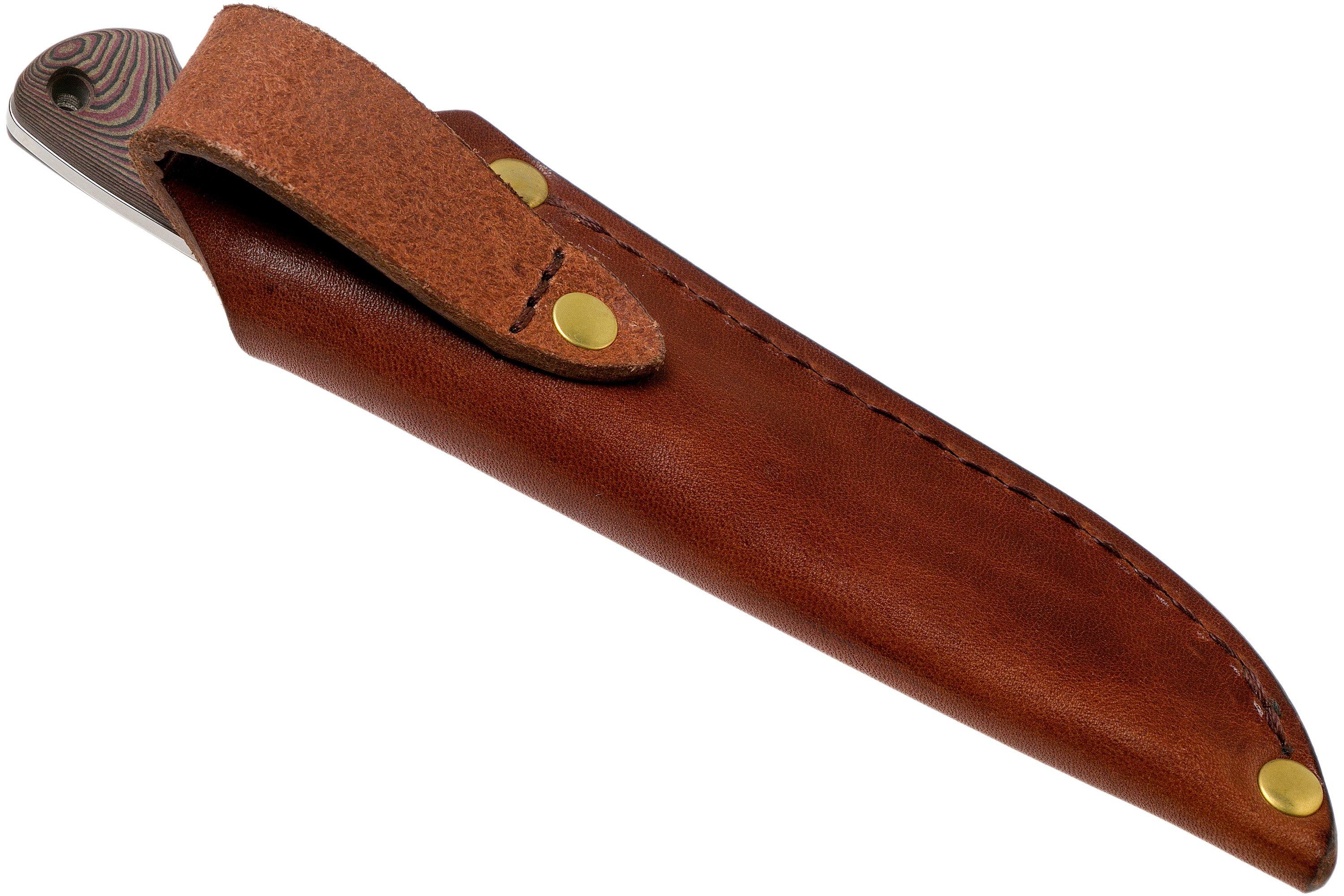 White River Knives Small Game Knife Red & Black Richlite hunting knife ...