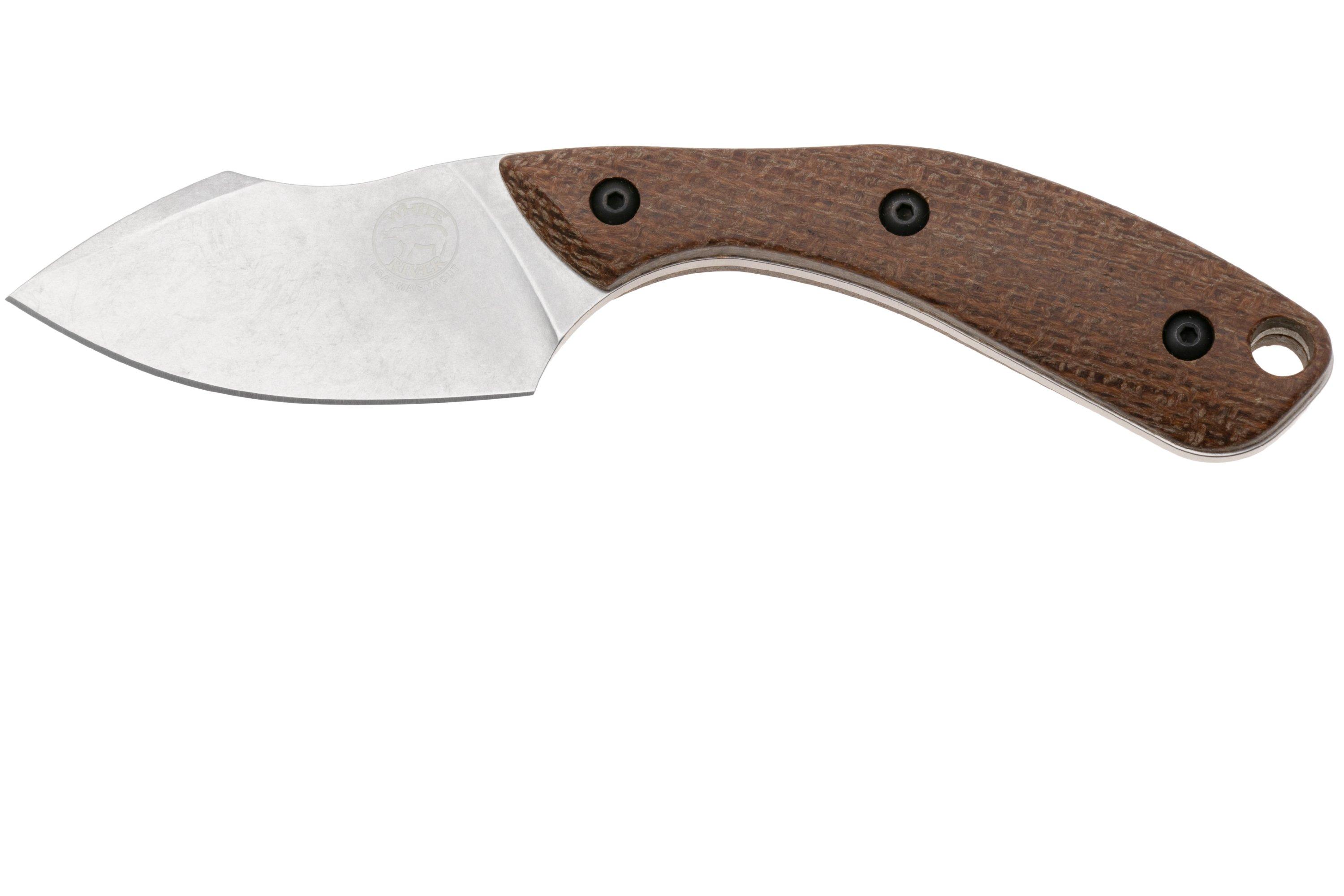 White River Knives Apex WRSS-APX-BNA Stonewashed MagnaCut, Natural ...