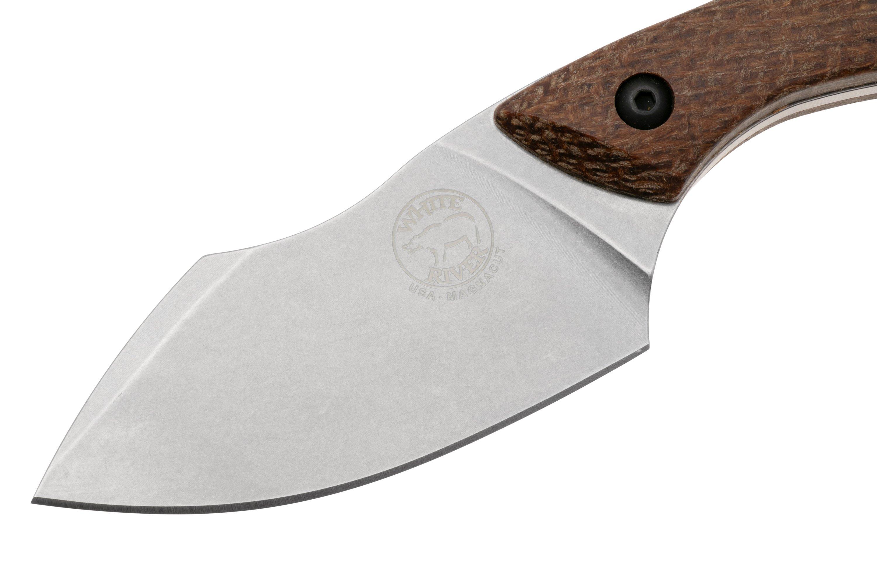 White River Knives Apex WRSS-APX-BNA Stonewashed MagnaCut, Natural ...