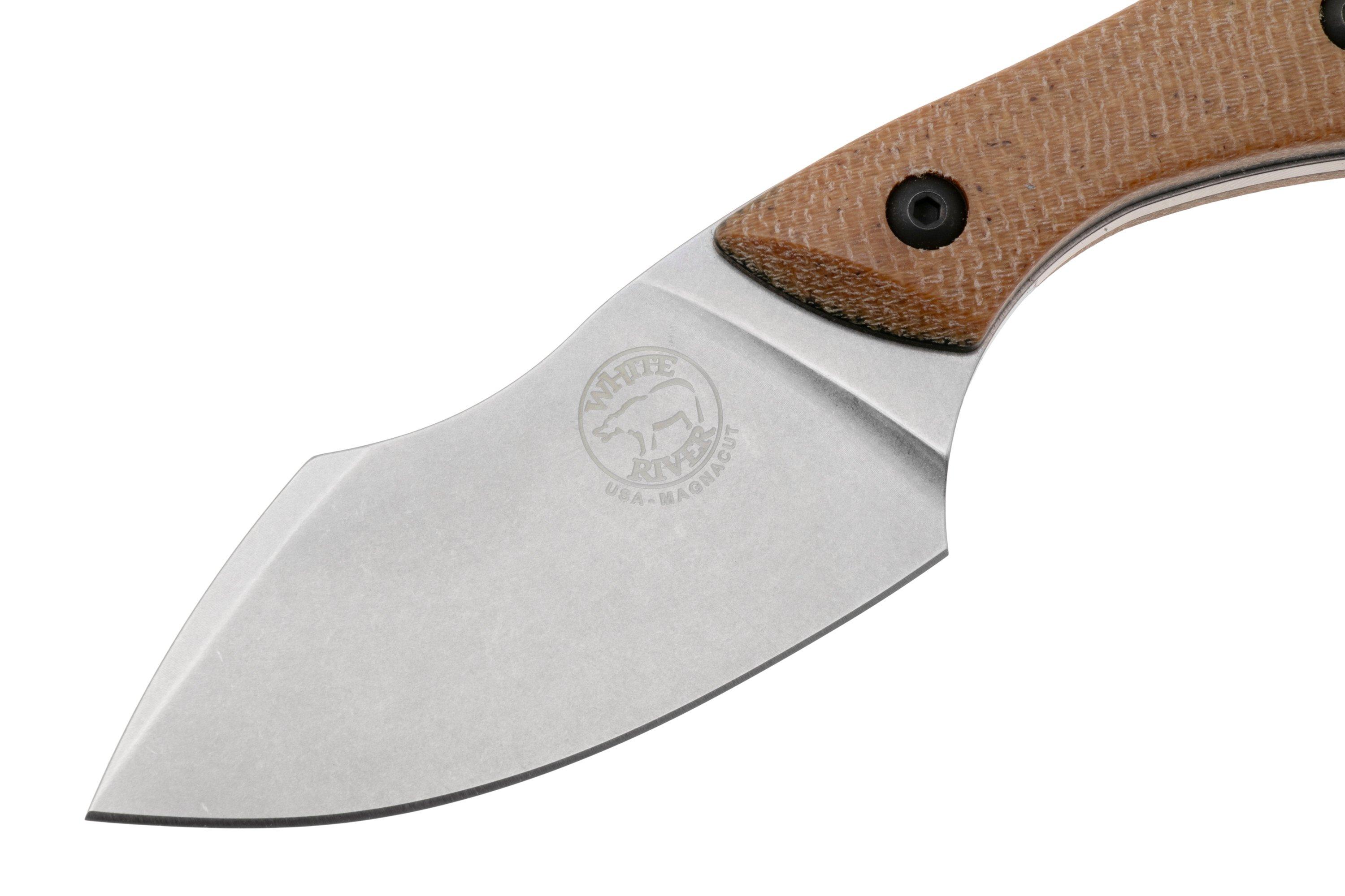 White River Knives Apex WRSS-APX-MNB Stonewashed Magnacut, Natural ...
