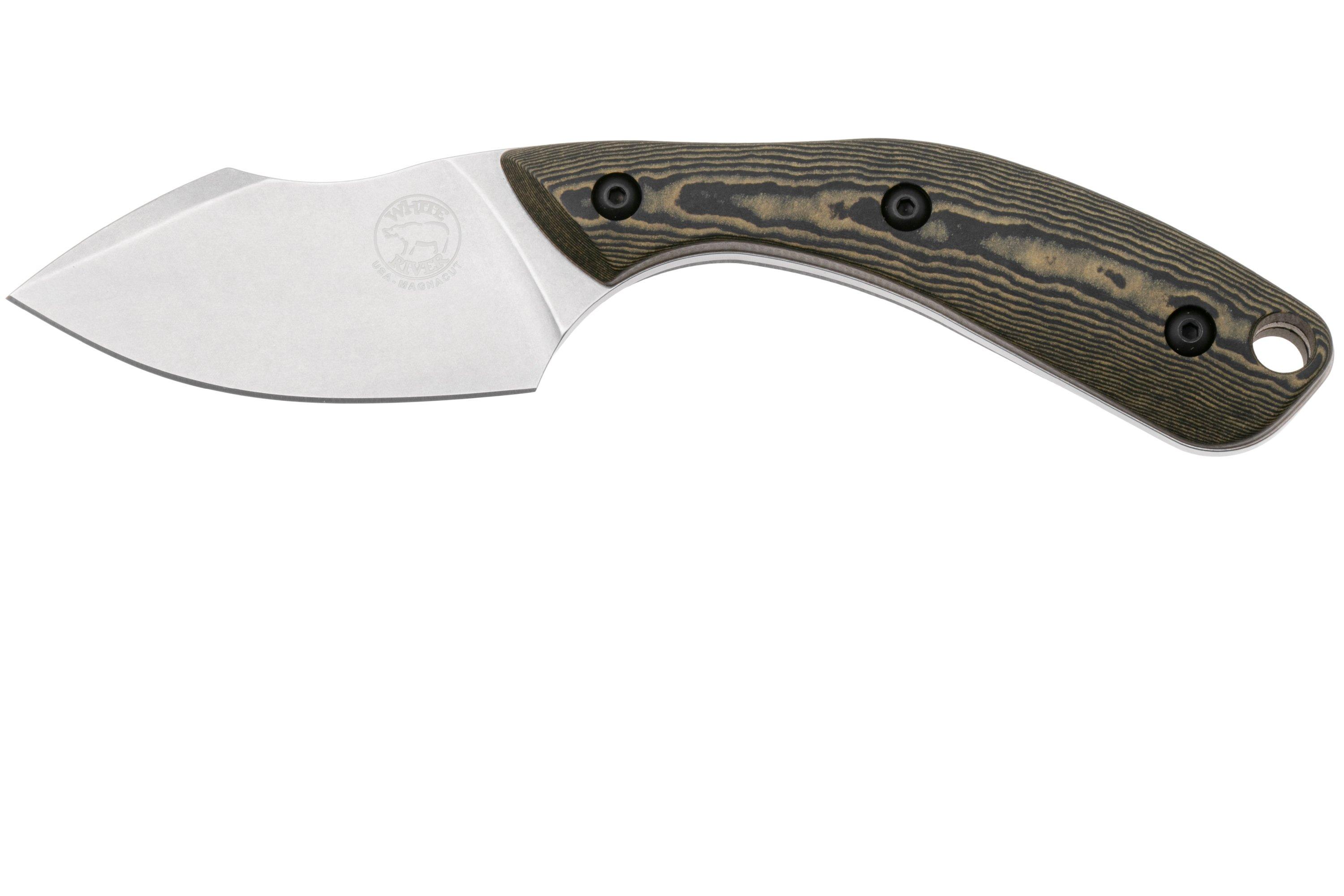 White River Knives Apex WRSS-APX-RMB Stonewashed Magnacut, Maple Black ...