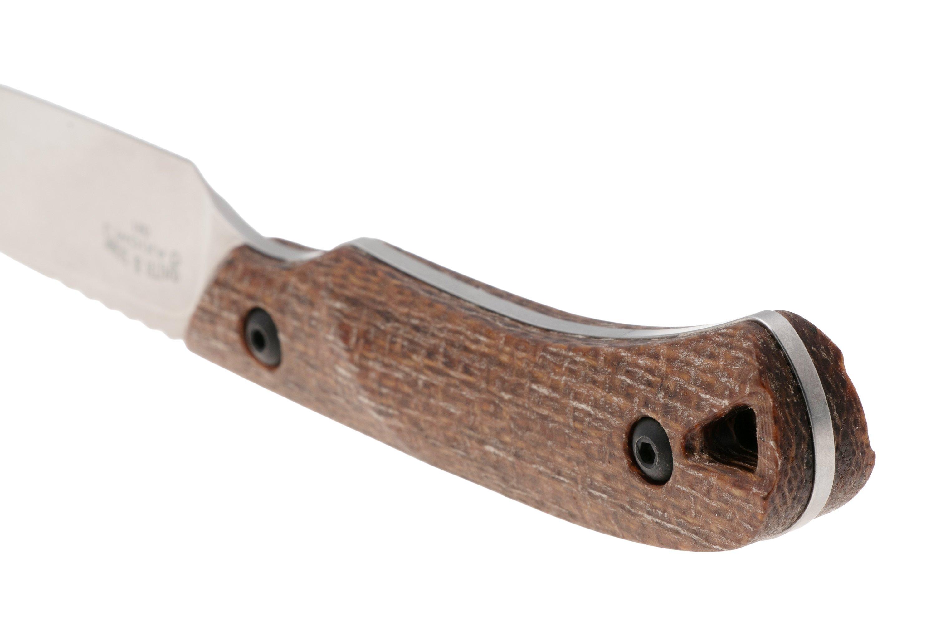 White River Knives Axiom WRSS-AXM-BNA Stonewashed MagnaCut, Natural ...