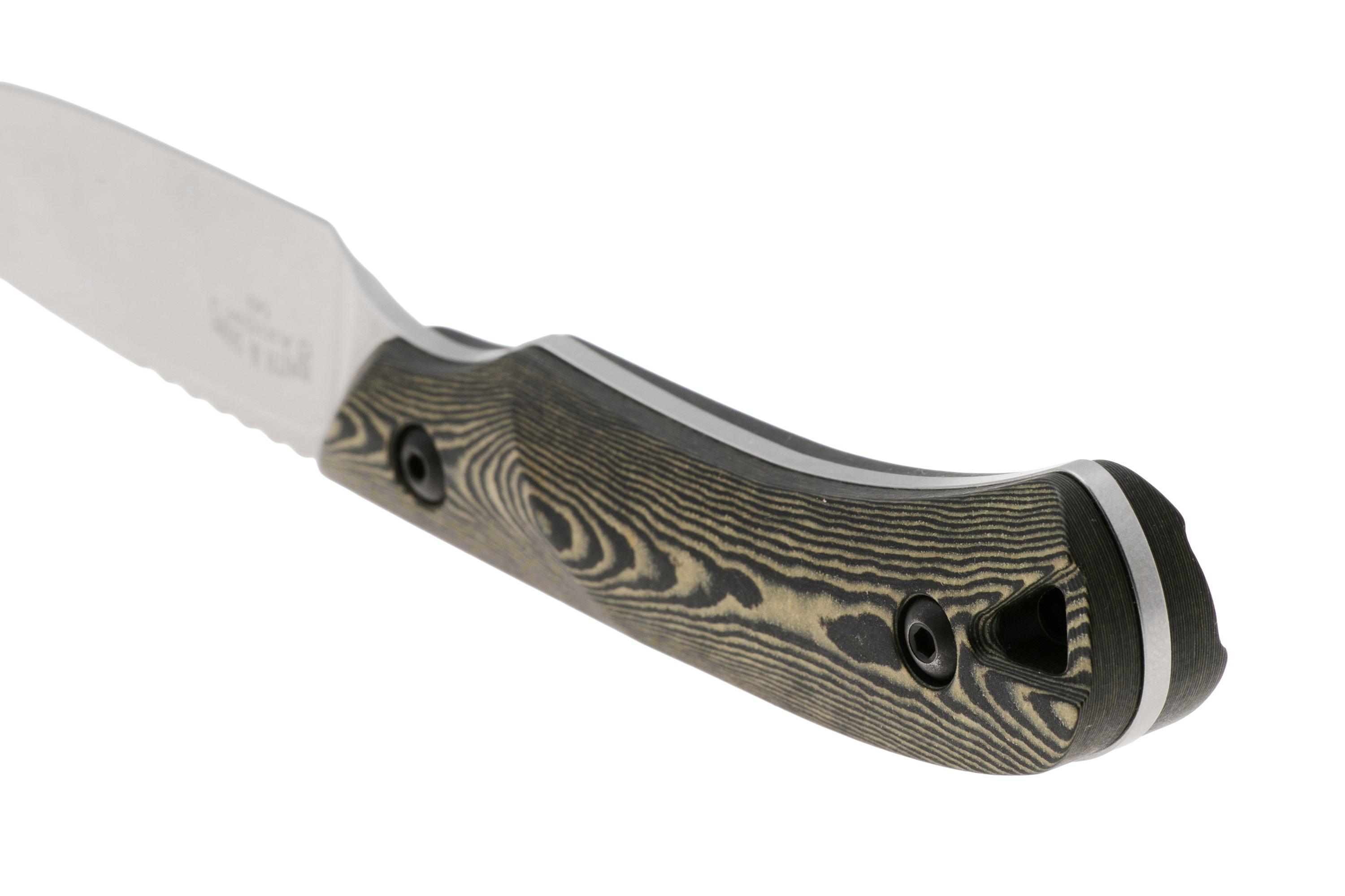 White River Knives Axiom WRSS-AXM-RMB Stonewashed MagnaCut, Maple Black ...