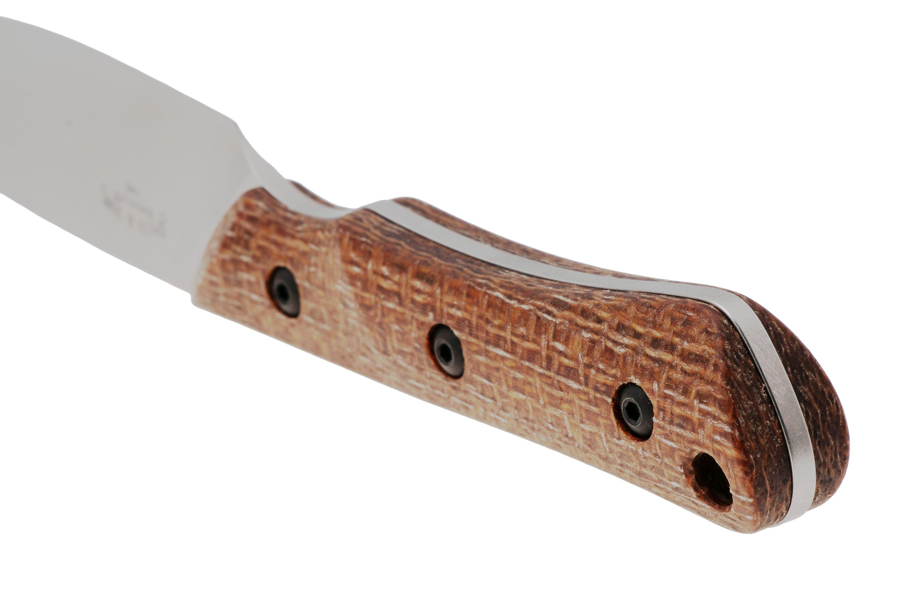 White River Knives Brave WRSS-BRV-BNA Stonewashed MagnaCut, Natural ...