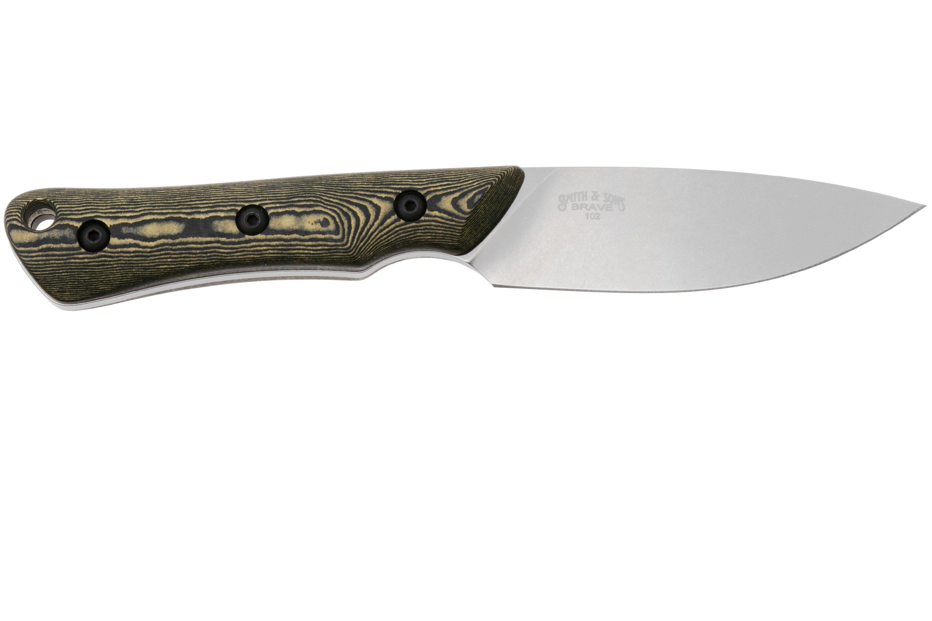 White River Knives Brave WRSS-BRV-RMB Stonewashed Magnacut, Maple Black ...