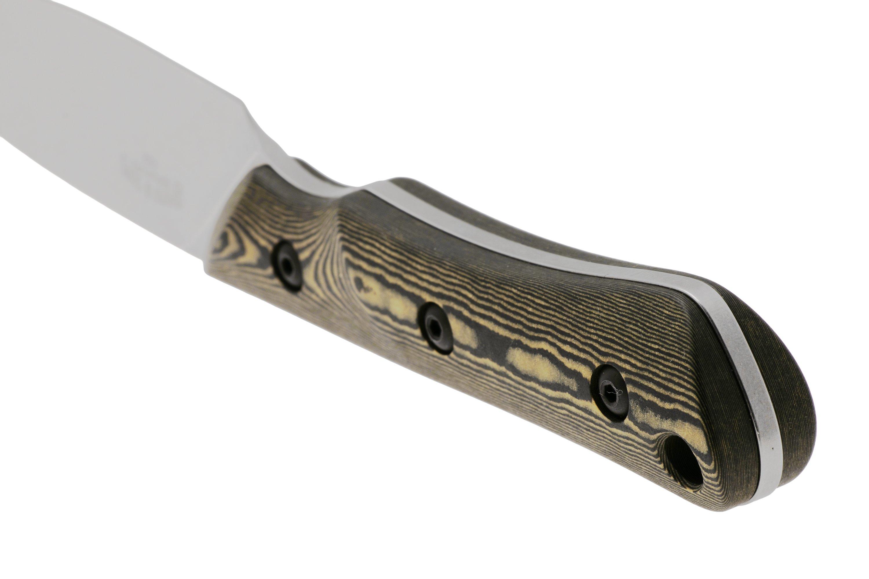 White River Knives Brave WRSS-BRV-RMB Stonewashed MagnaCut, Maple Black ...