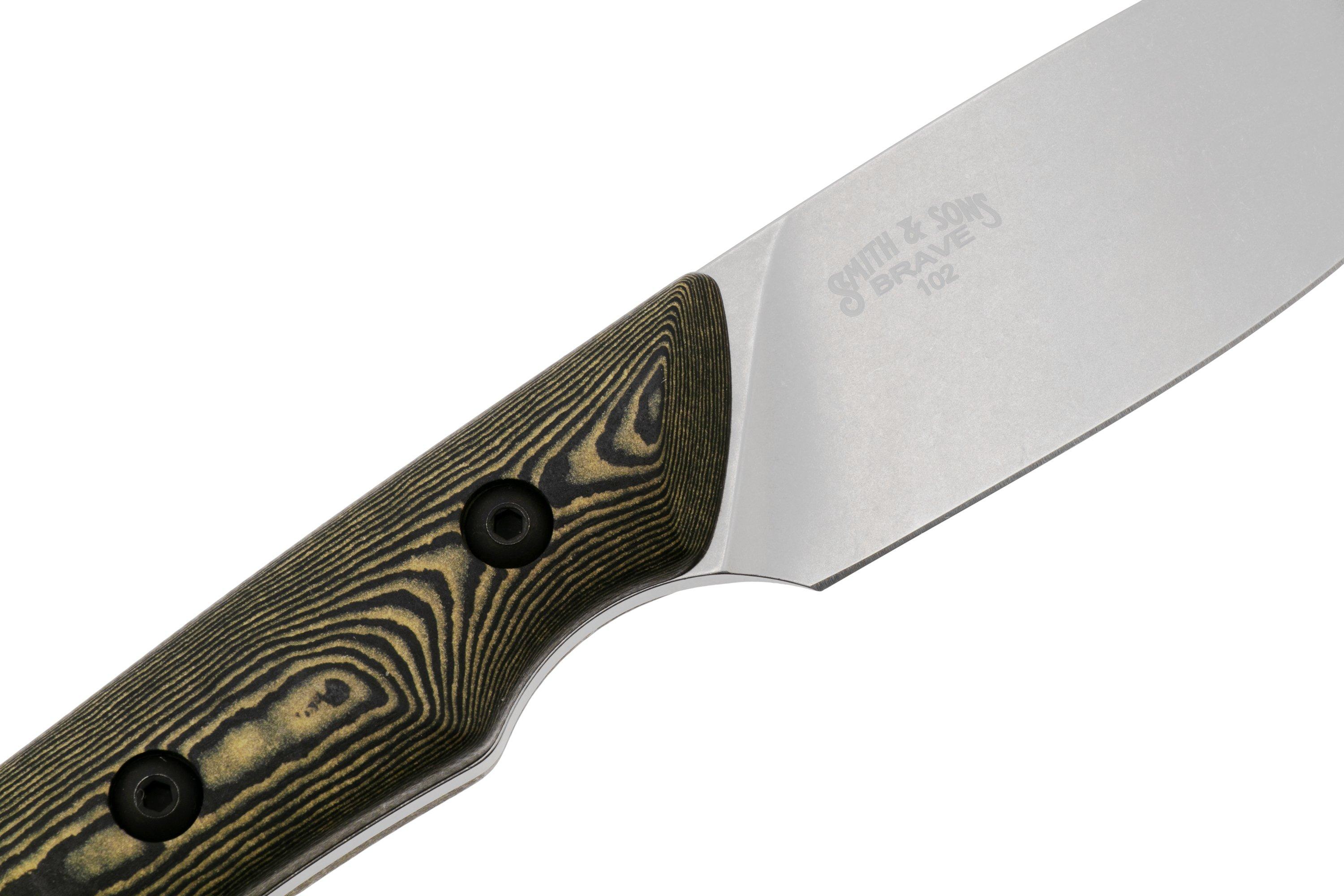 White River Knives Brave WRSS-BRV-RMB Stonewashed Magnacut, Maple Black ...