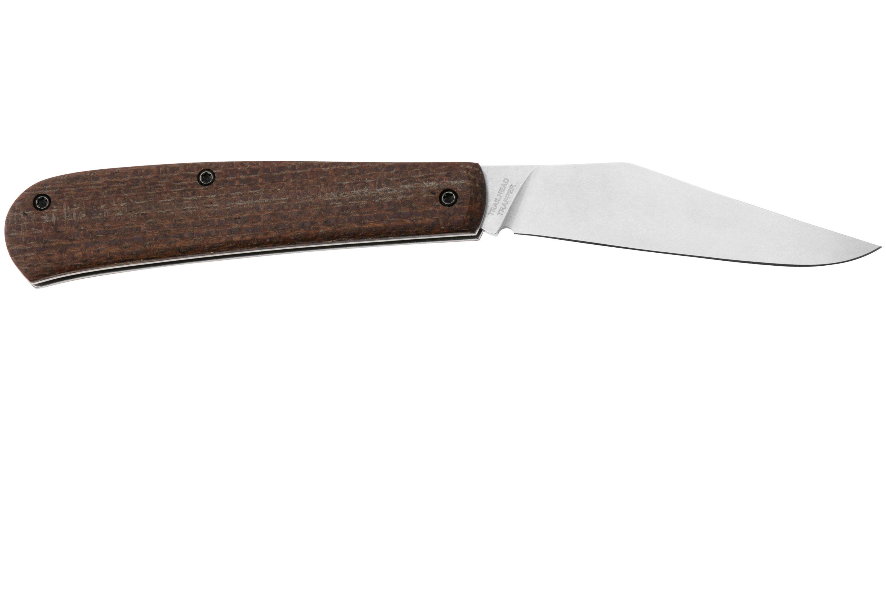 White River Knives Trailhead Trapper THT-BNA S35VN, Natural Micarta ...