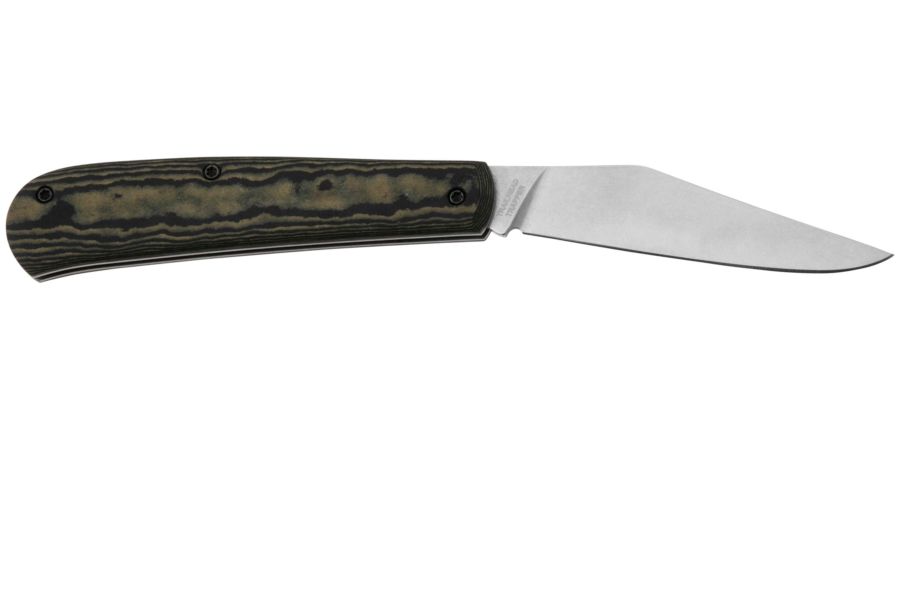 White River Knives Trailhead Trapper THT-RMB S35VN, Maple and Black ...
