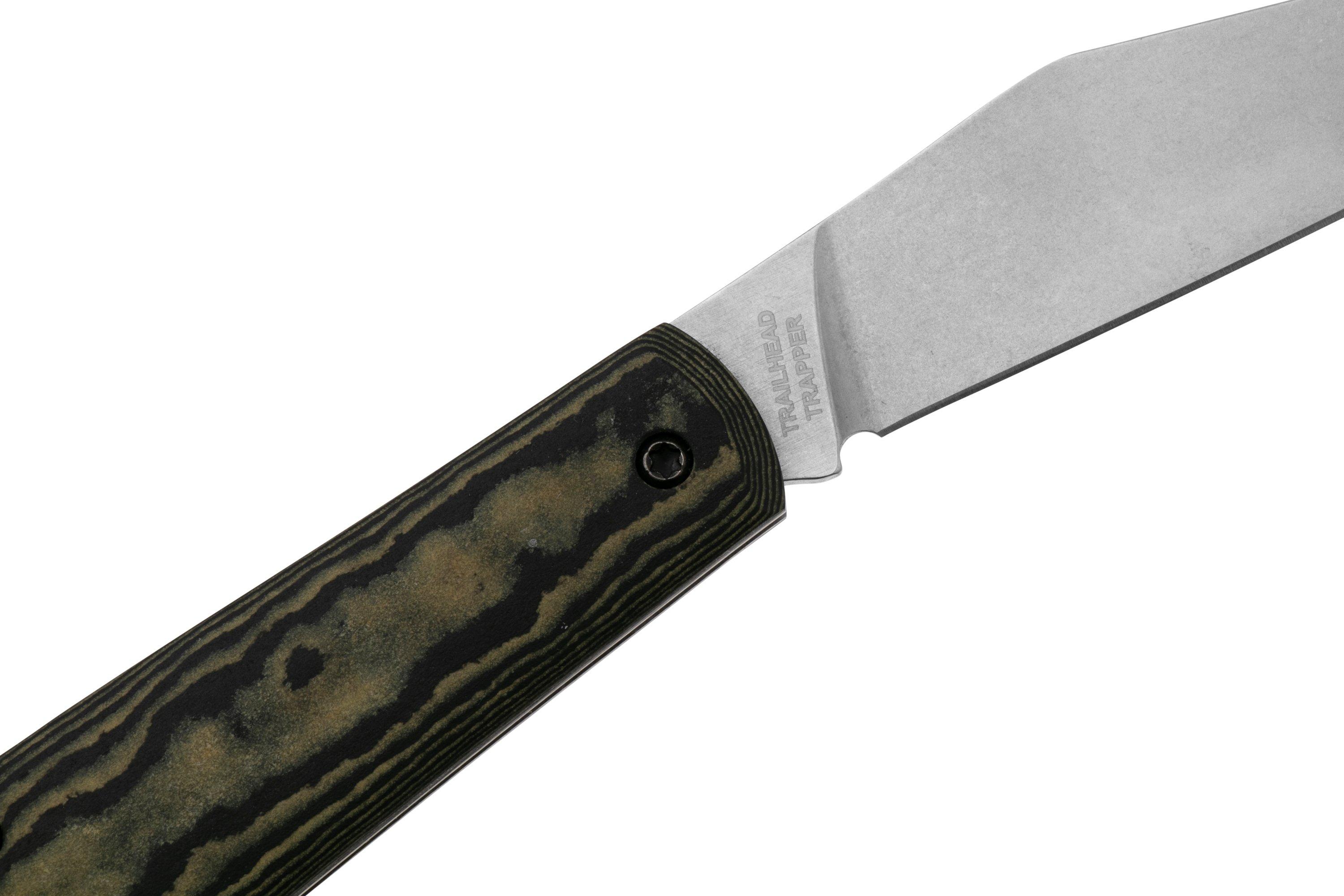 White River Knives Trailhead Trapper THT-RMB S35VN, Maple and Black ...